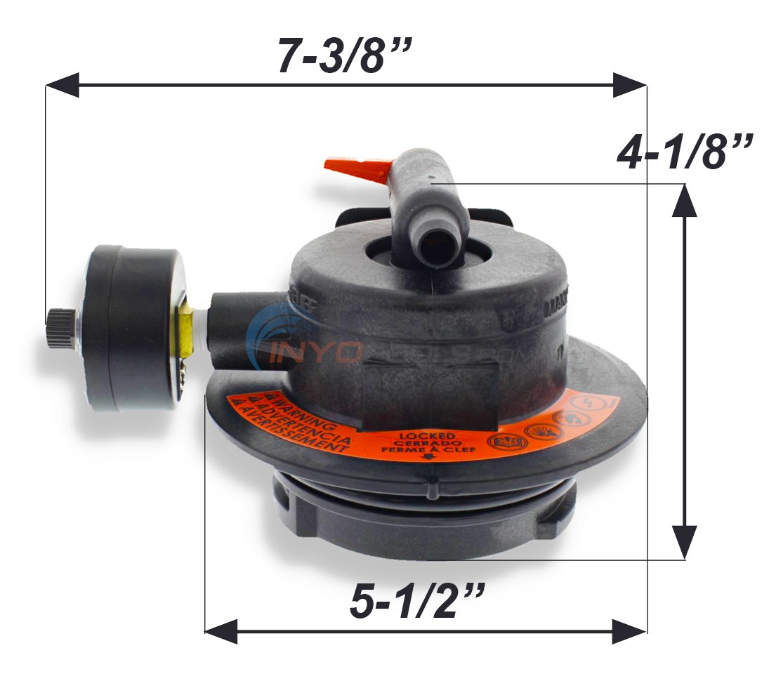 Hayward Manual Air Relief Assembly for Select DE and Cartridge Filters ...
