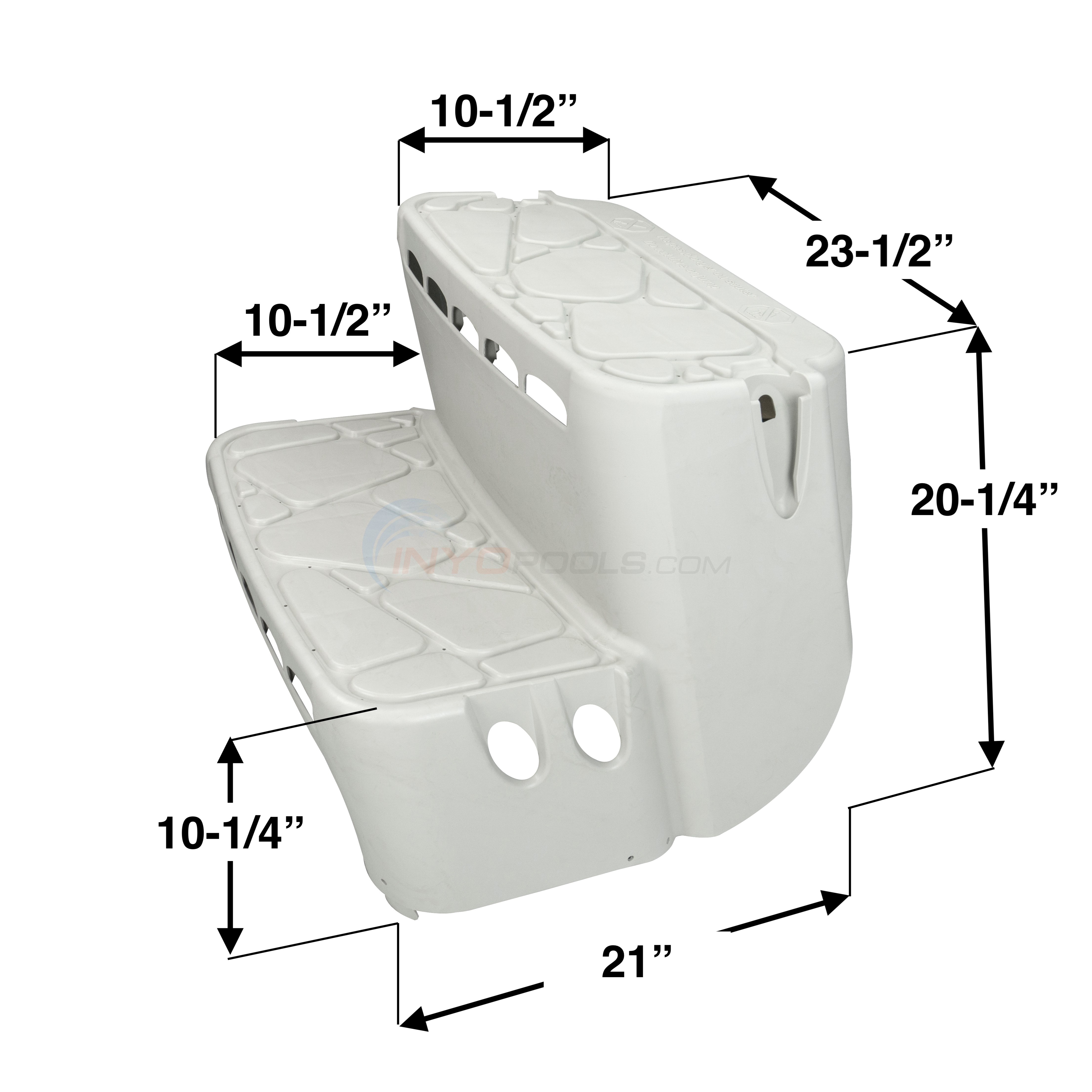 Innovaplas Upper step module PEARL 160-0004PG - INYOPools.com