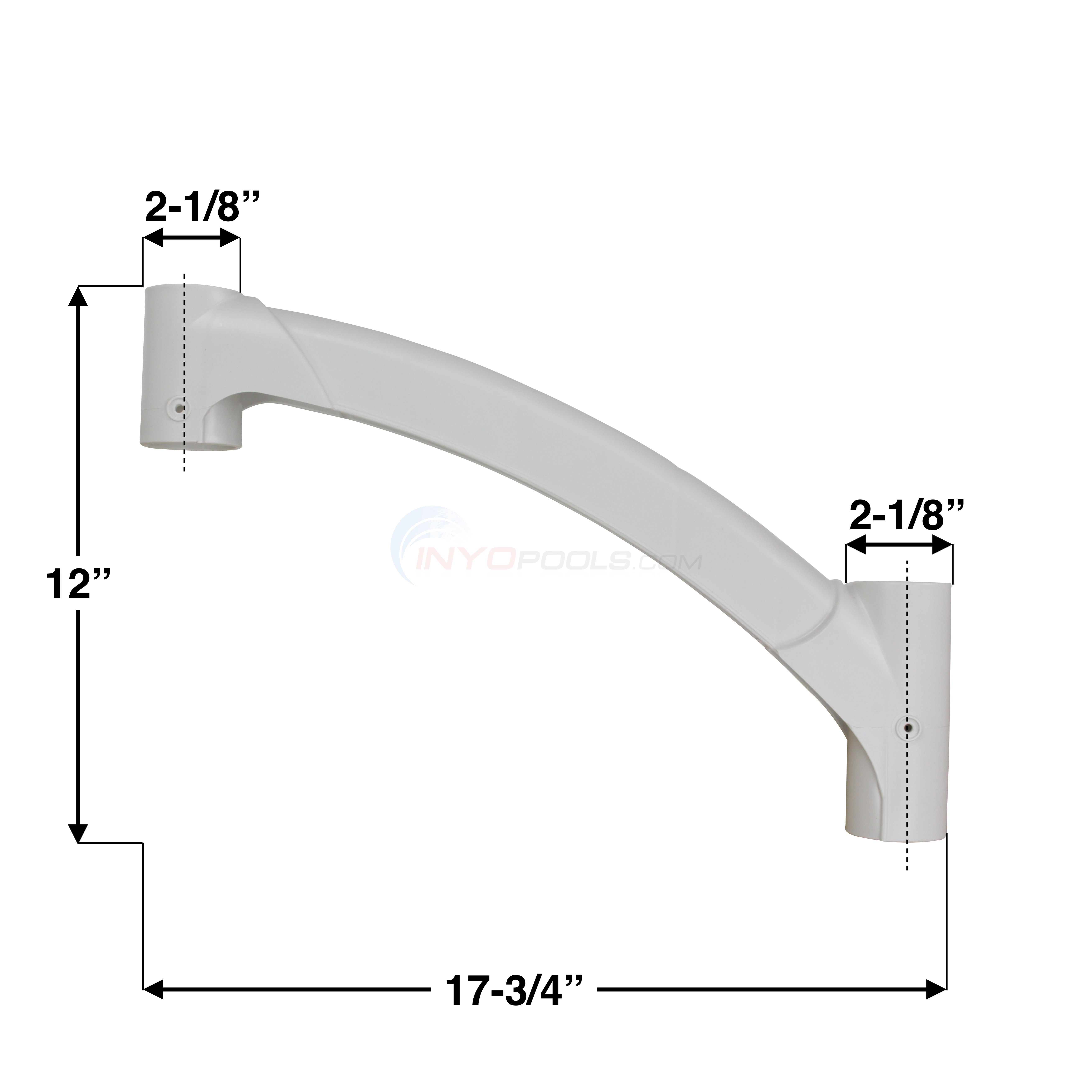 Innovaplas Ladder Handrail - 160-0010PG PEARL GREY - INYOPools.com