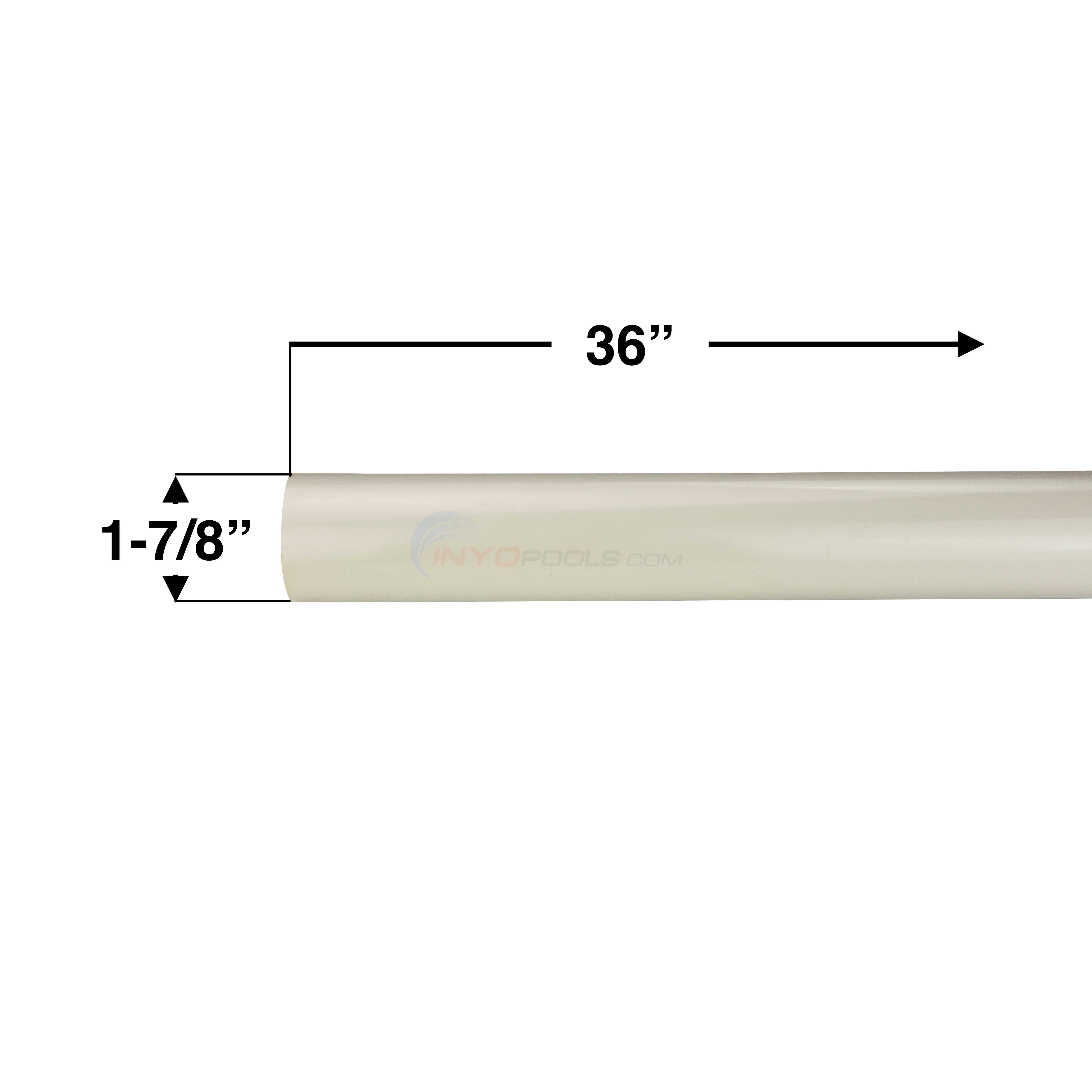 Innovaplas 36" Internal Support Tube for Walkway Steps - INYOPools.com