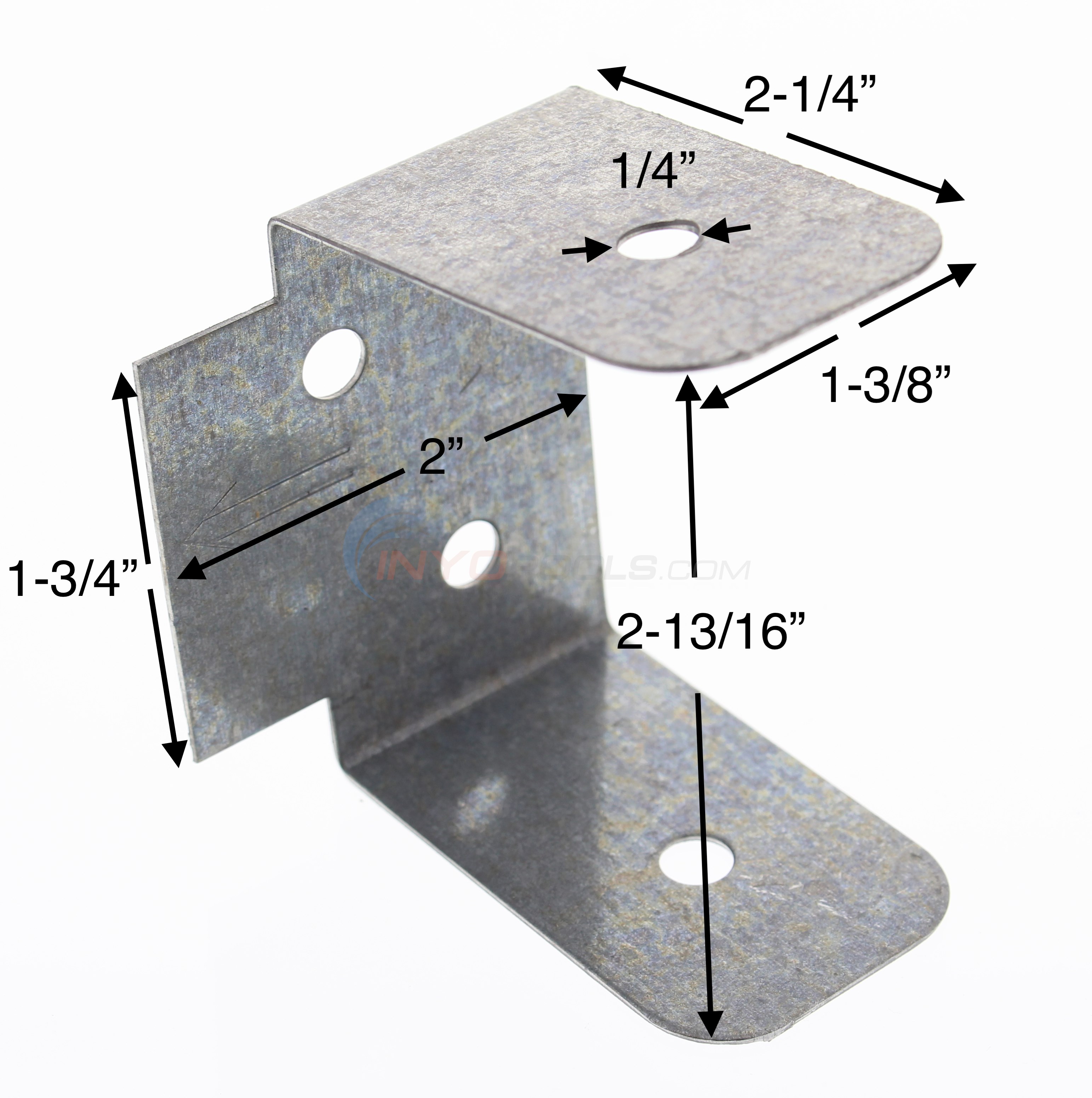 Wilbar U Connector Galvanized Steel Omega (Single) - 21123 - INYOPools.com