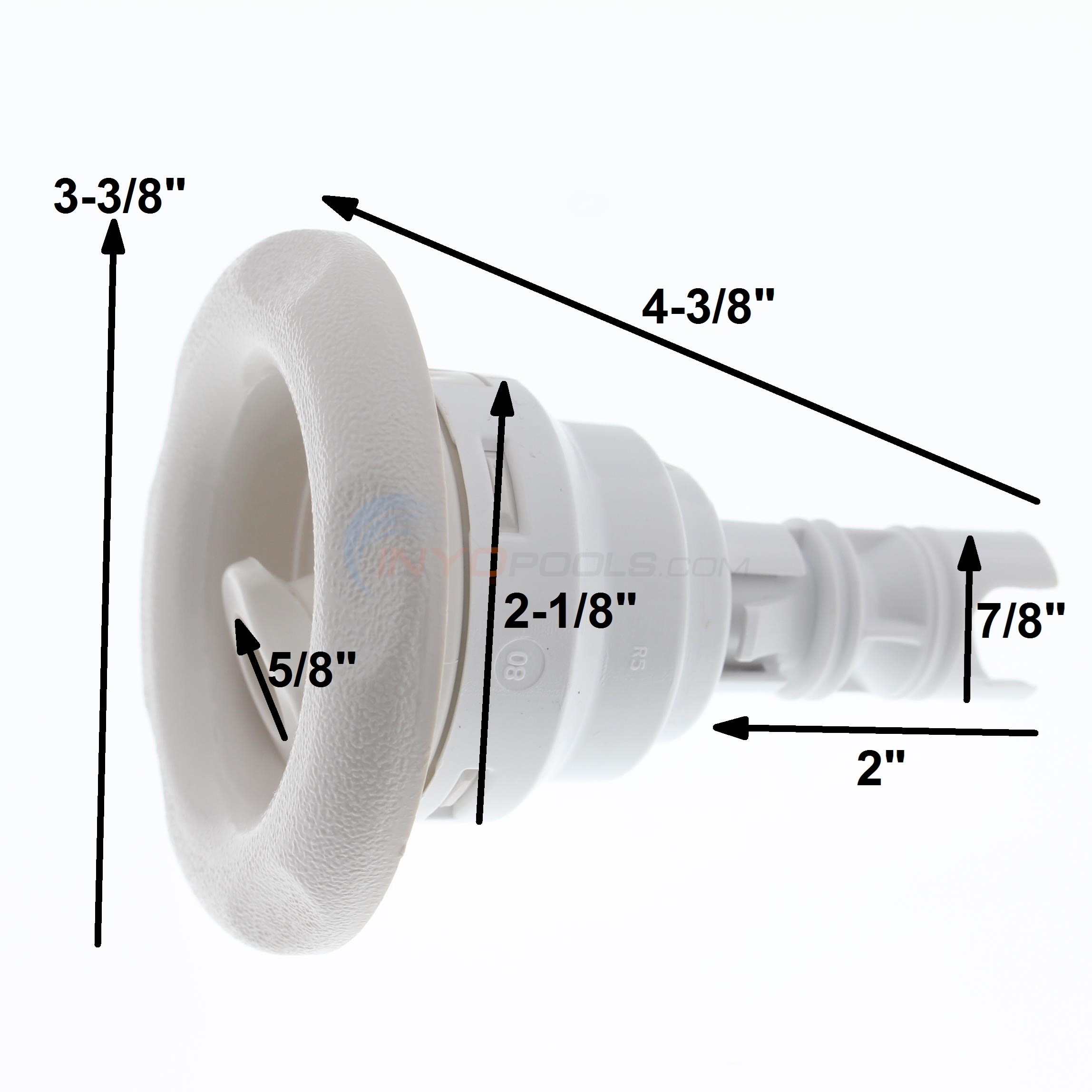 Waterway Poly Storm Jet - Roto 3-3/8", 5-Point Scallop - INYOPools.com
