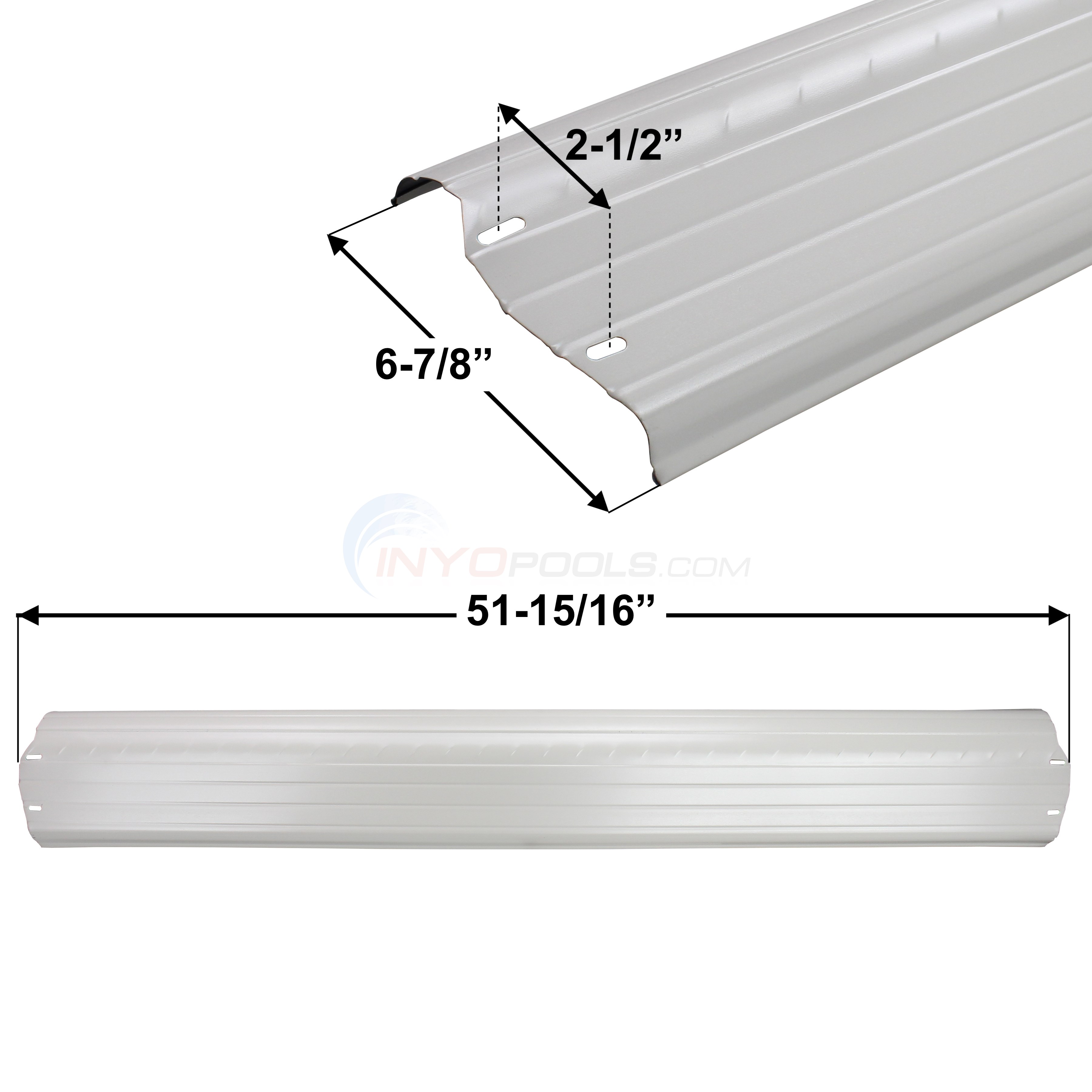 Wilbar Top Rail 7", 51-15/16" (Single) - 22752 - INYOPools.com