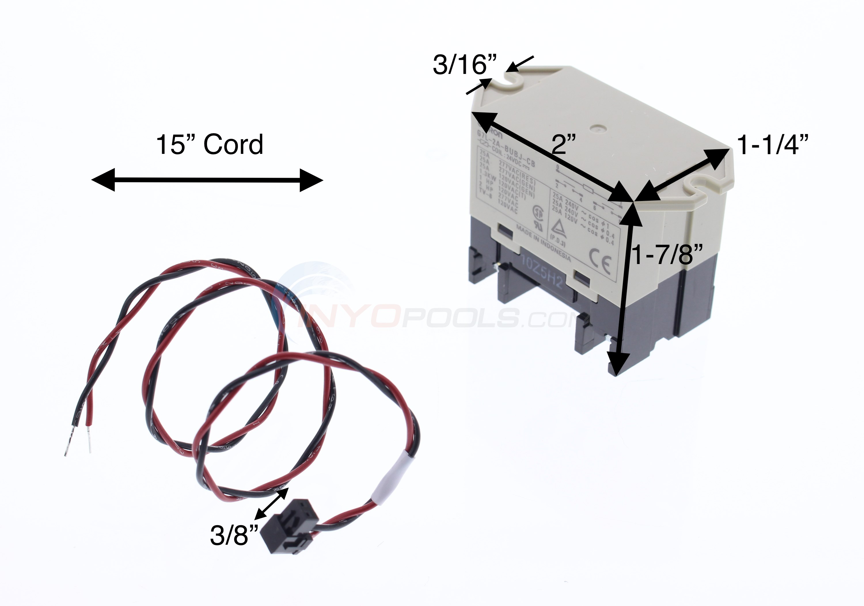 Hayward Relay 3 Hp Aqua Logic & ProLogic - GLX-RELAY - INYOPools.com