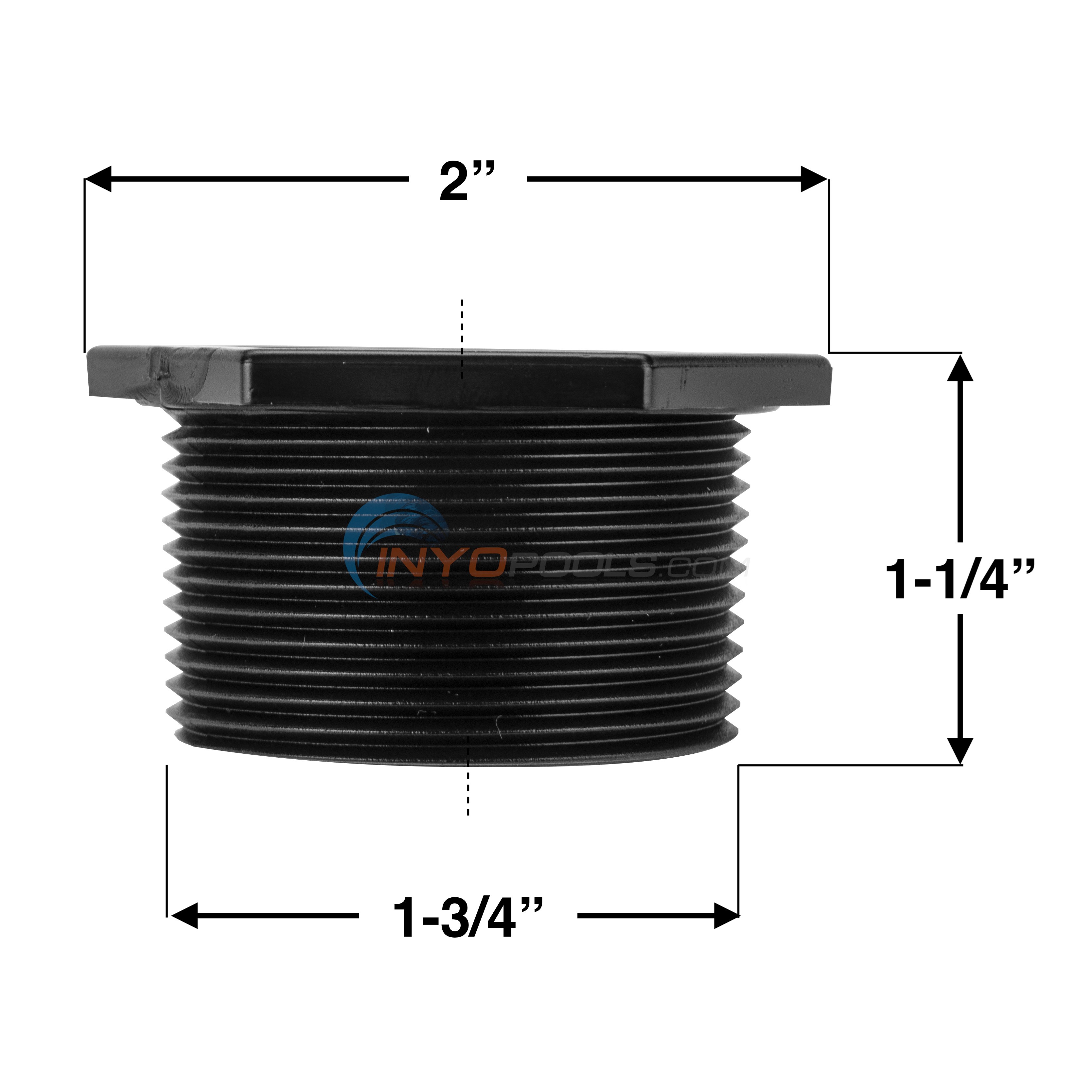 Universal Wall Fitting for Polaris Pool Cleaners Black - 6-550-00 ...