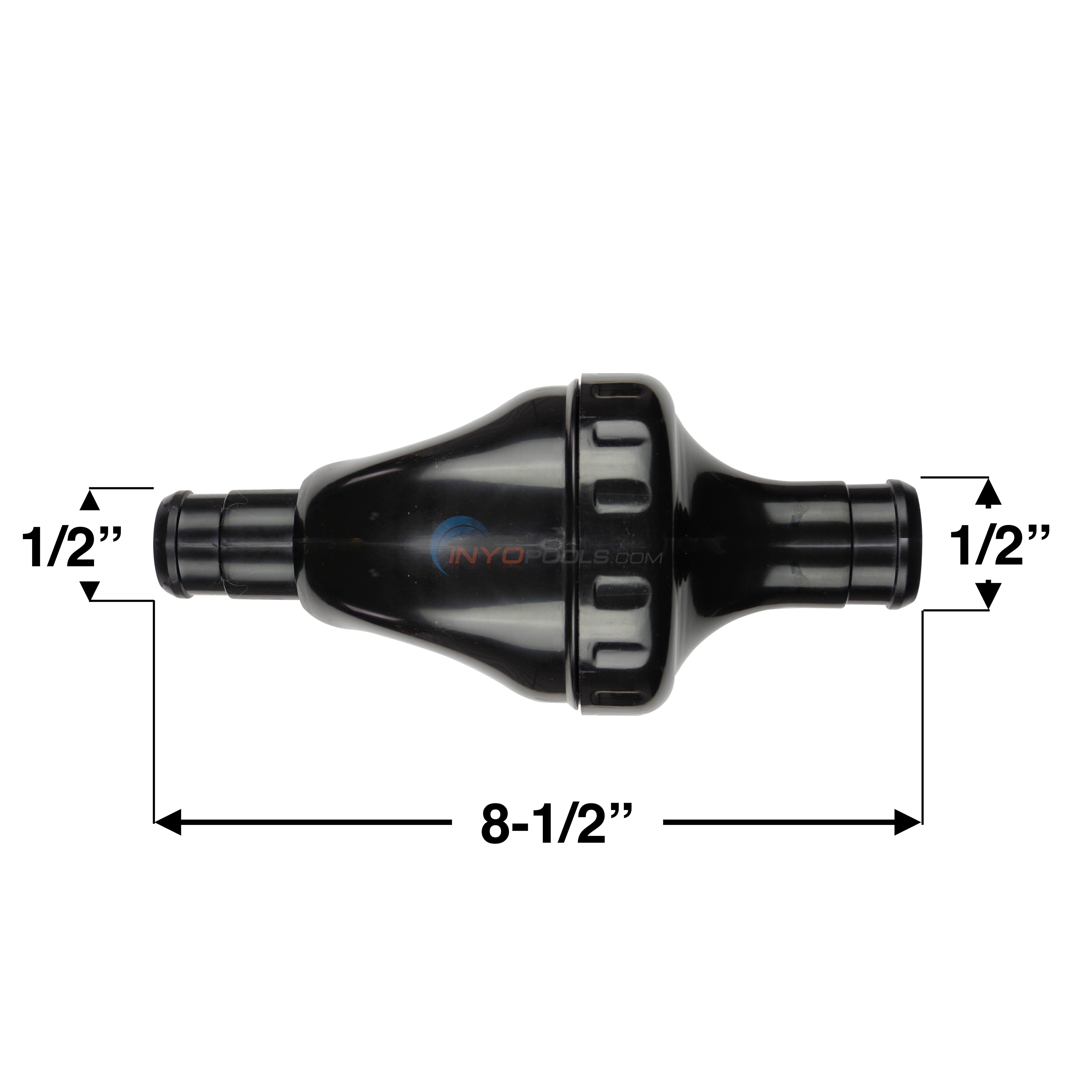 Back Up Valve for Polaris 360 Black- Model 9-100-1201 - INYOPools.com