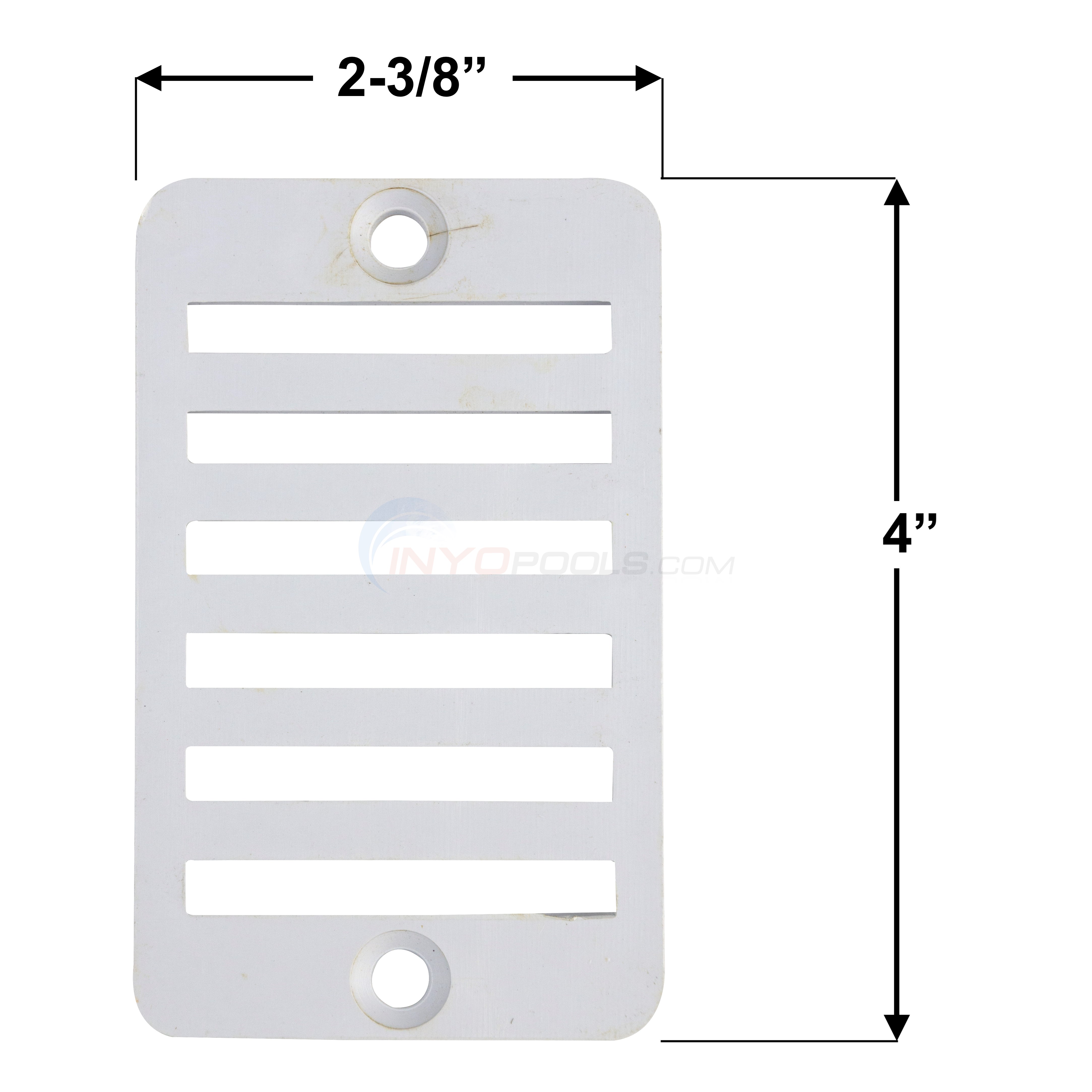 Deck Drain Grate 2" x 4" Replacement for Hayward SP1019BA - 542146 ...