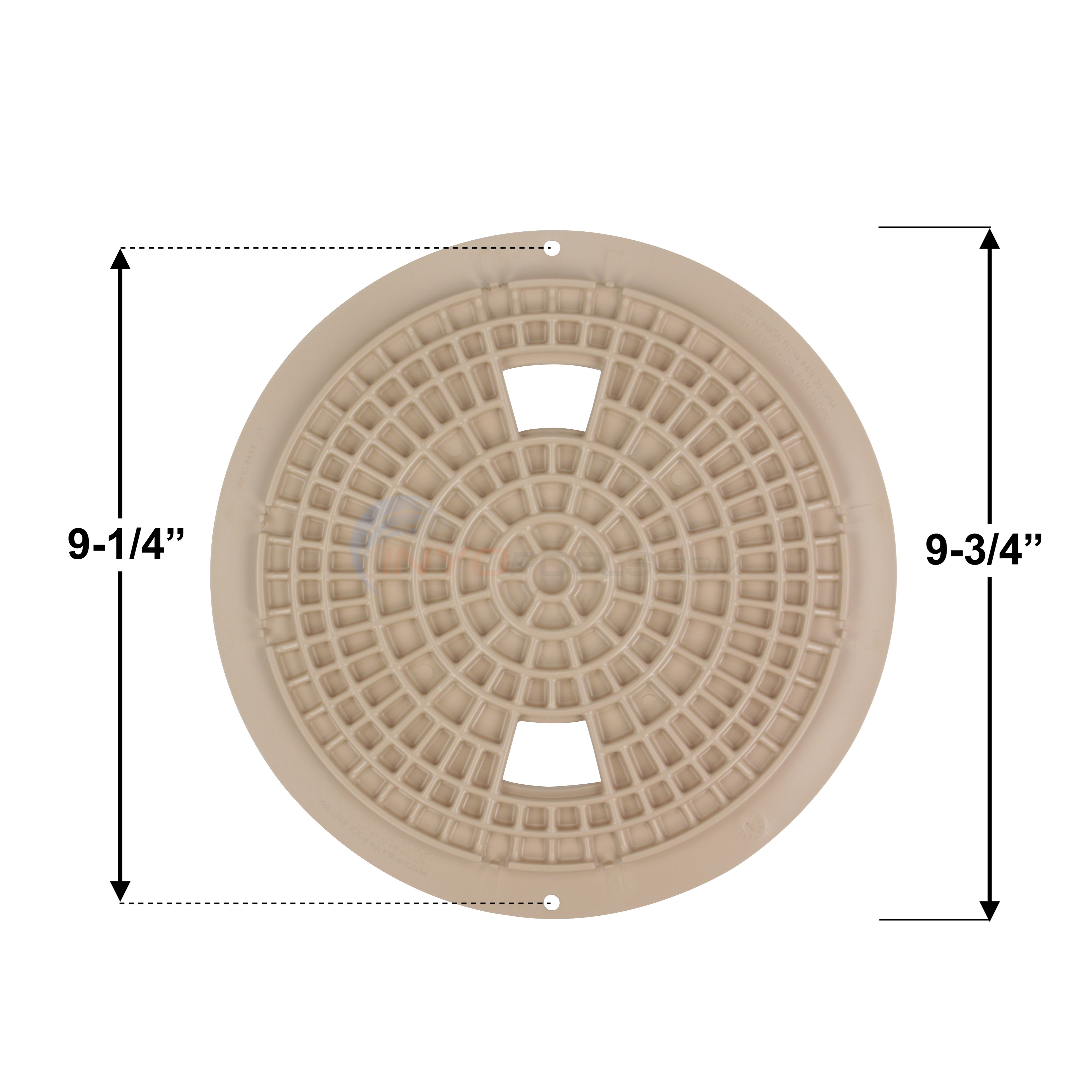 Sta-Rite (Swim-Quip) U-3 Skimmer Lid, Tan - 08650-0158 - INYOPools.com