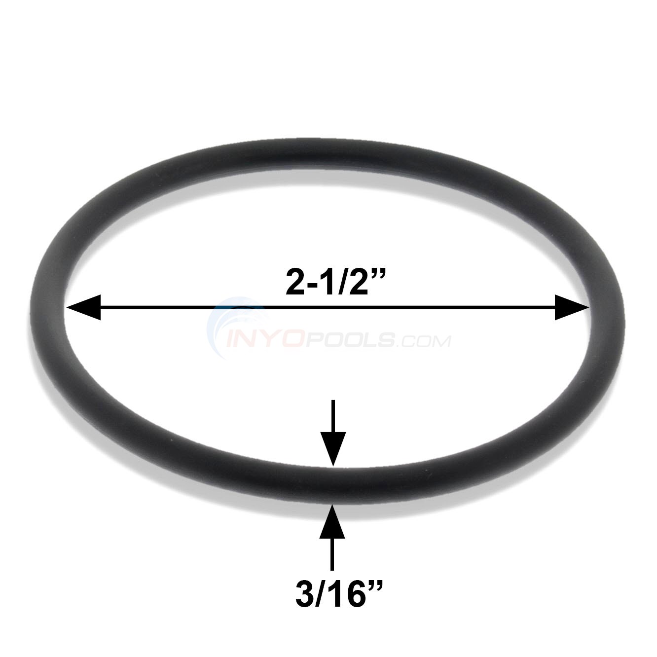 Bulkhead O-Ring, 2", Fits Various Pentair, Pac Fab & Hayward Filters ...