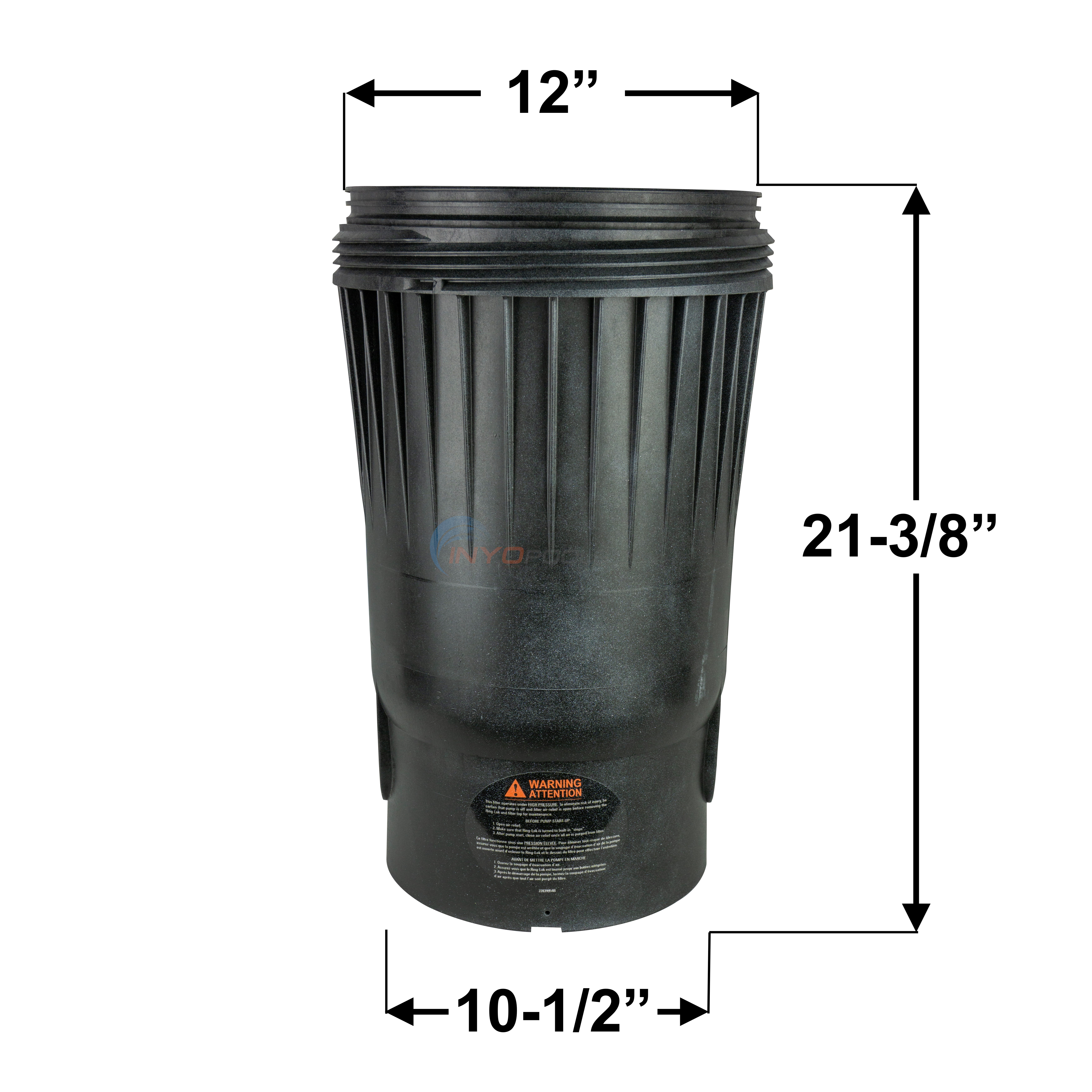 Jacuzzi Inc. Sherlock Filter Body, 2" Connections - INYOPools.com