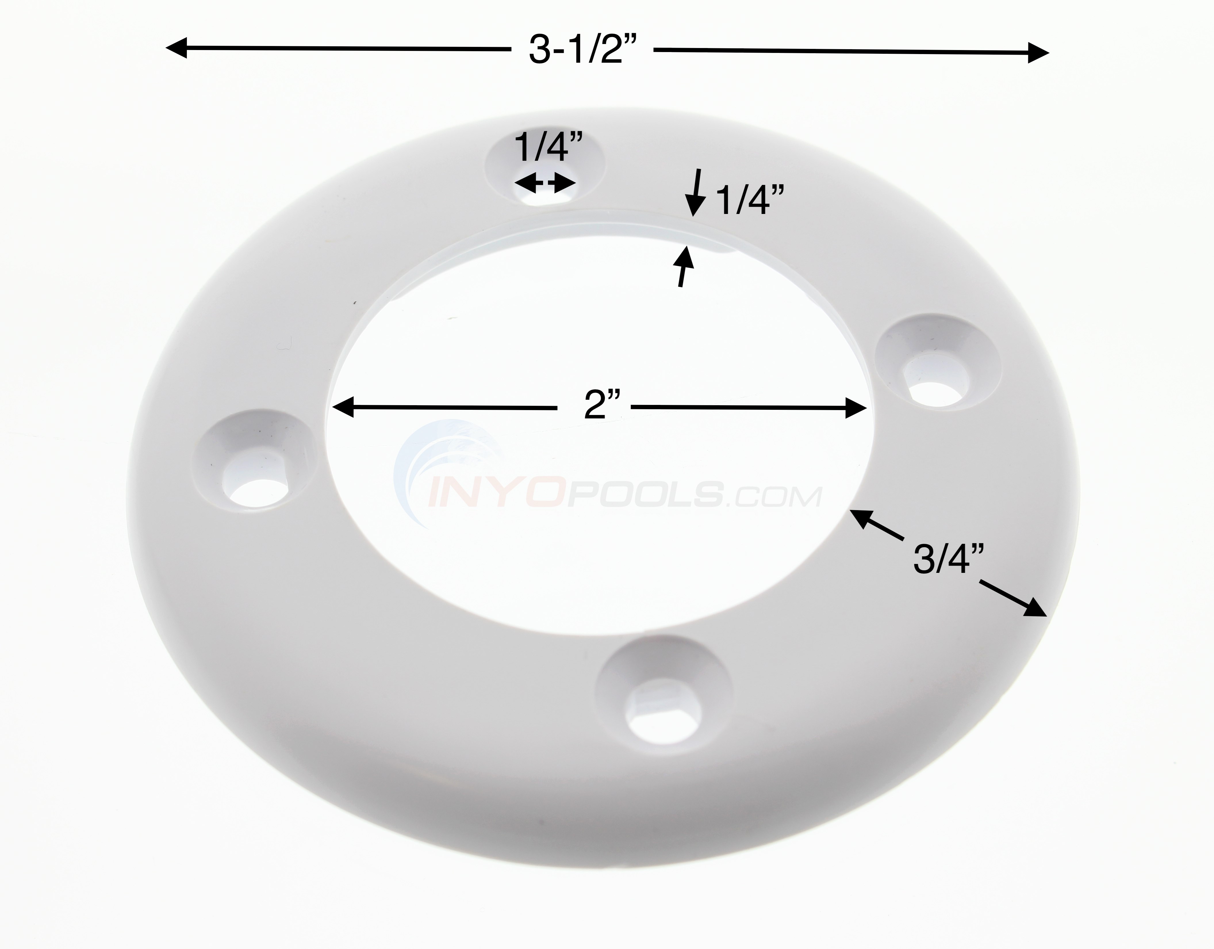 Faceplate, White (25545-000-000) - INYOPools.com