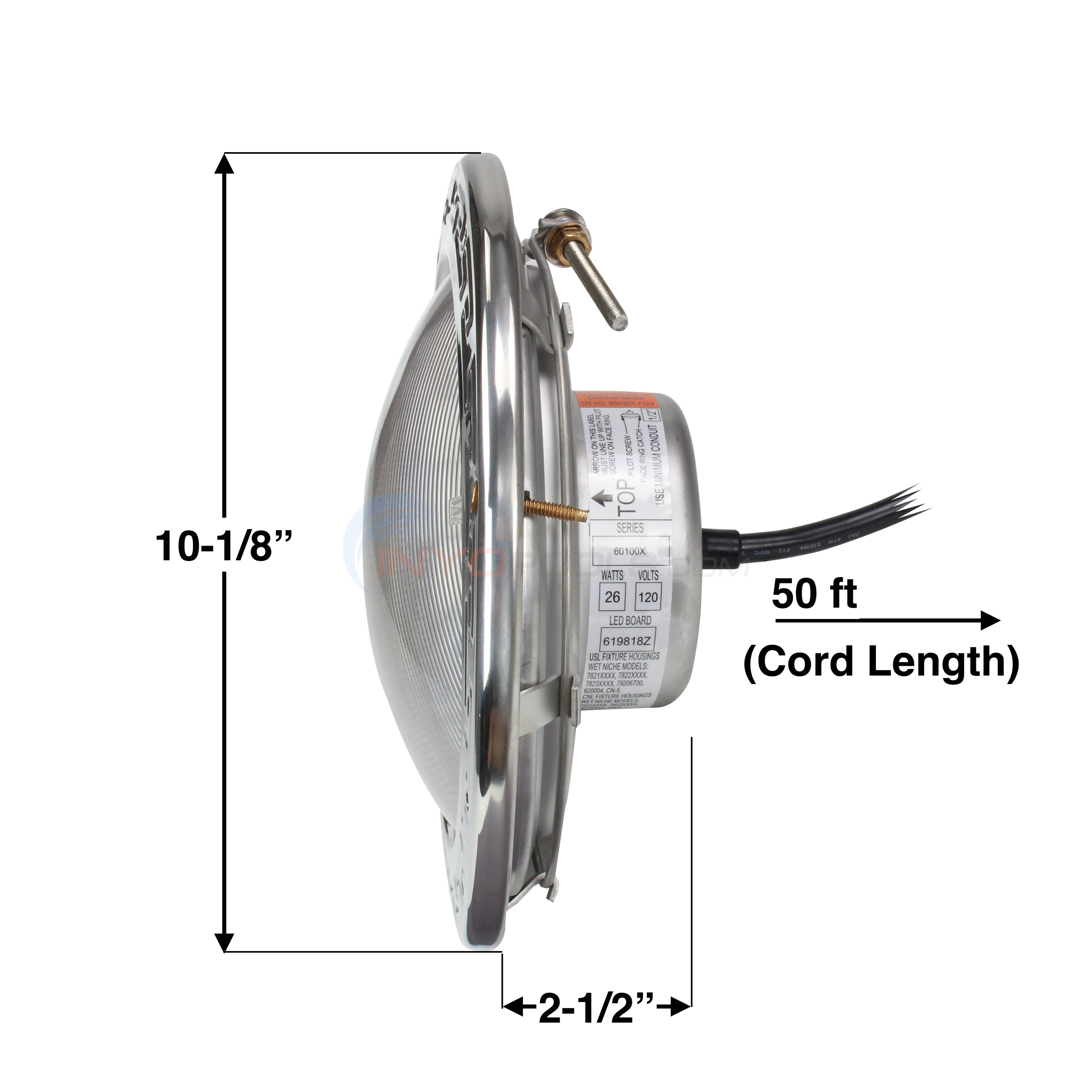 Pentair Intellibrite 120v 50 LED Pool Light - 600101 - INYOPools.com