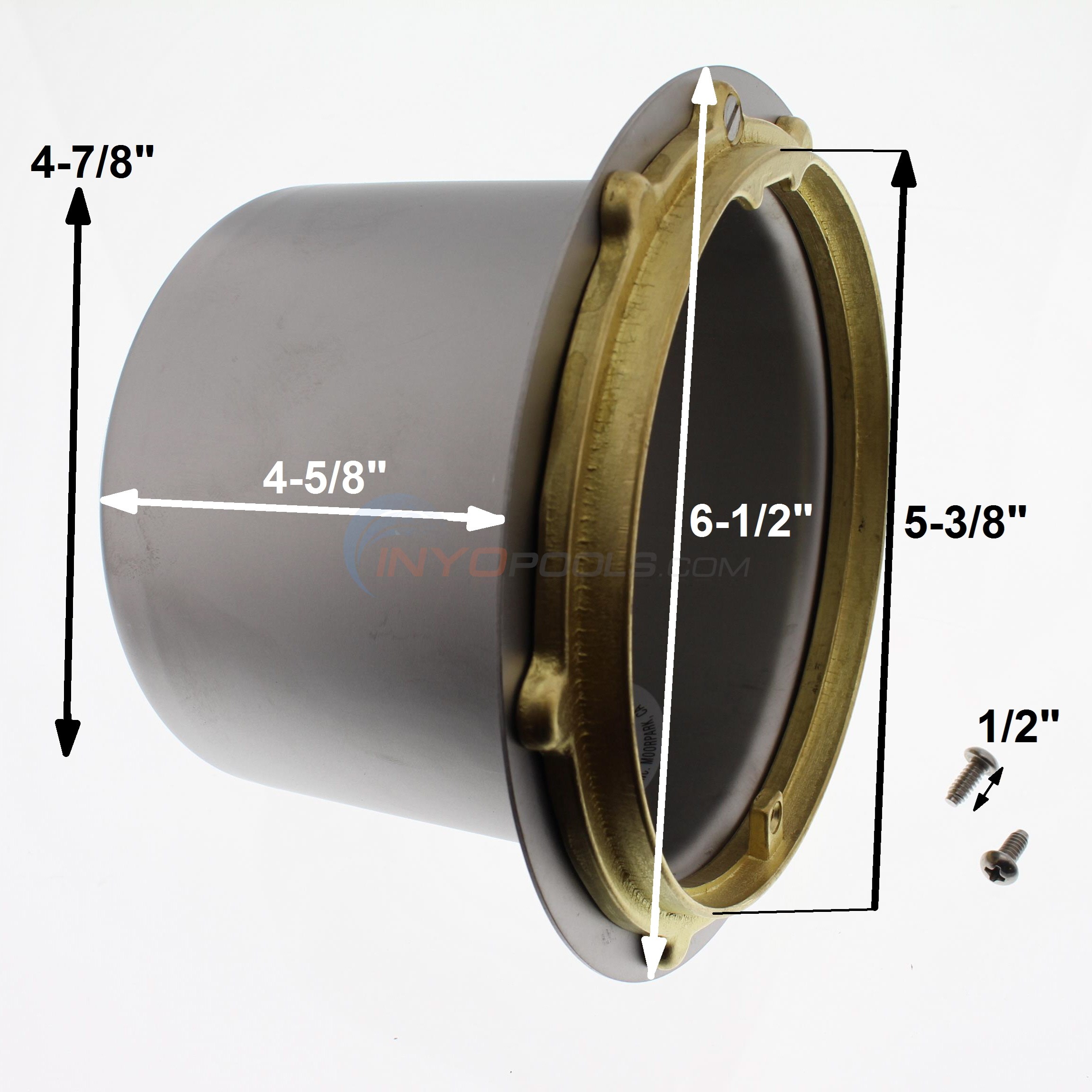 Pentair Small Plastic Spa Niche Concrete - 78243200 - INYOPools.com