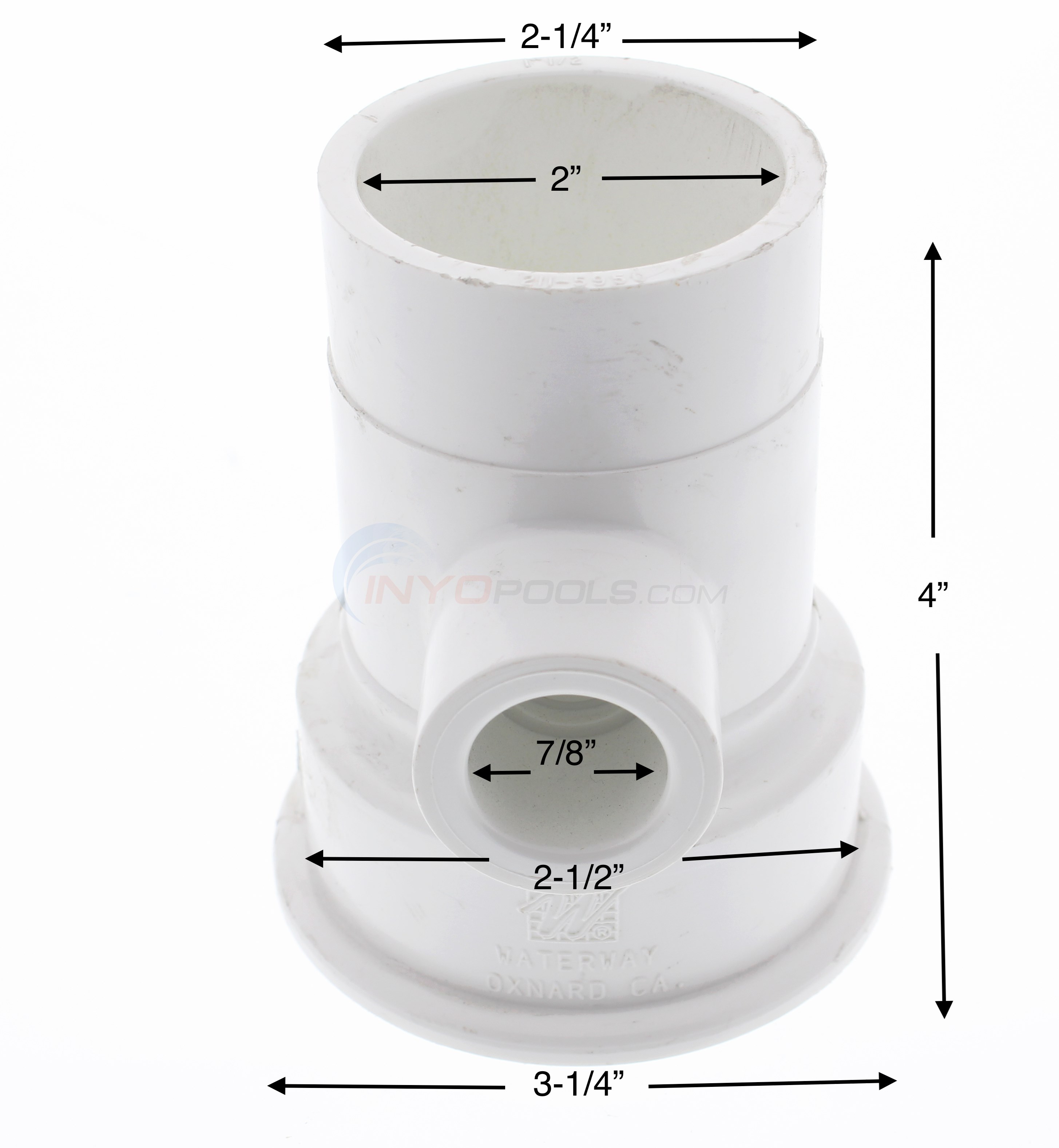 Waterway Polyjet Body,straight;1-1/2"x 1" Eqsj (210-5950) - INYOPools.com