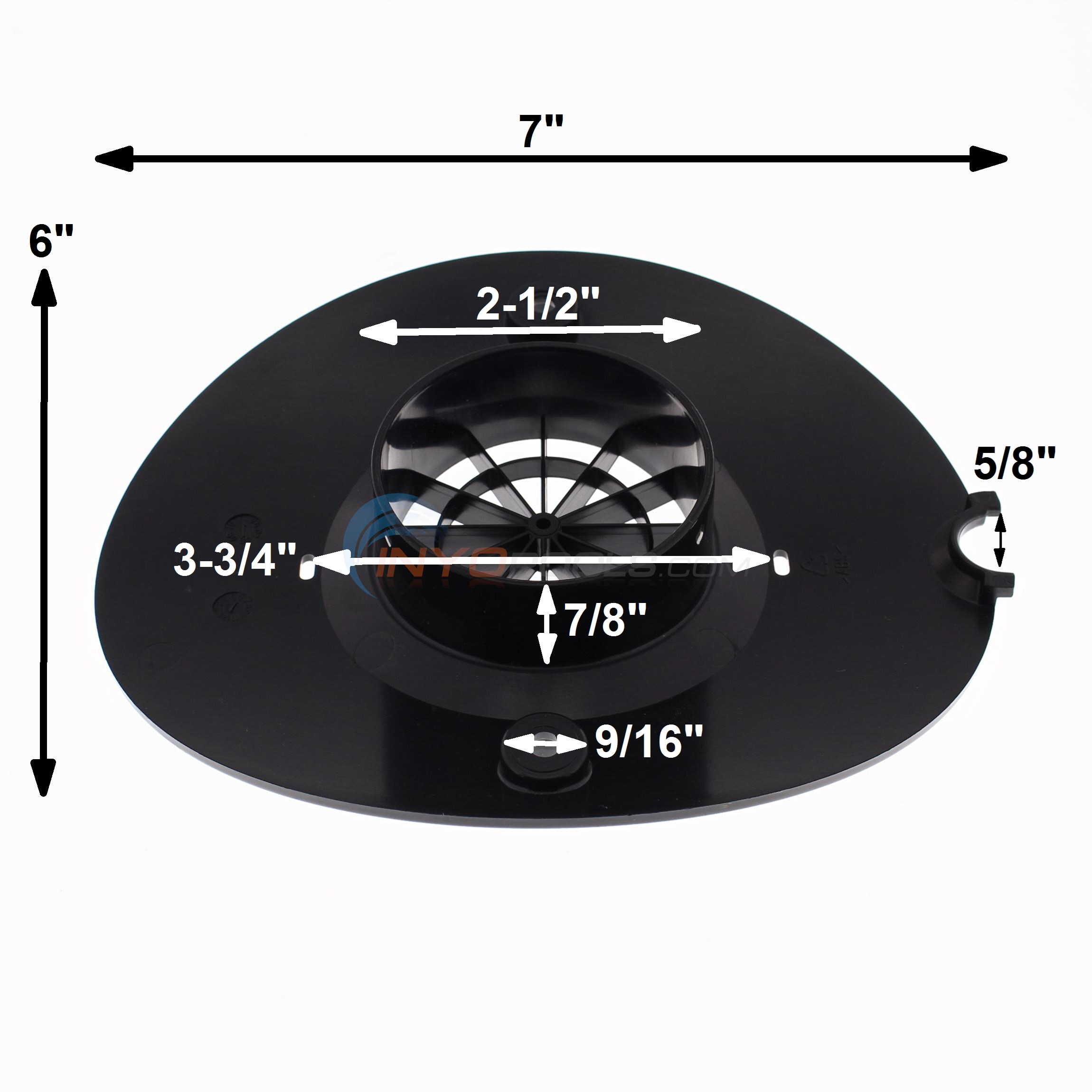 Maytronics IMPELLER COVER BOTIA BLACK - 99806252 - INYOPools.com
