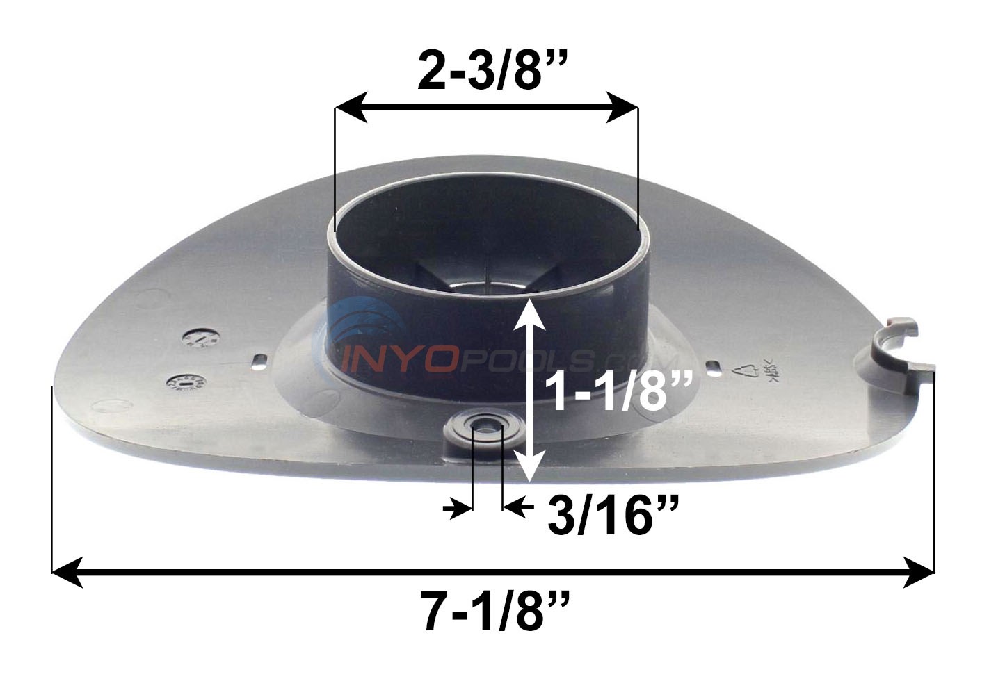 Maytronics IMPELLER COVER MMC5 DARK GREY - 99806257 - INYOPools.com