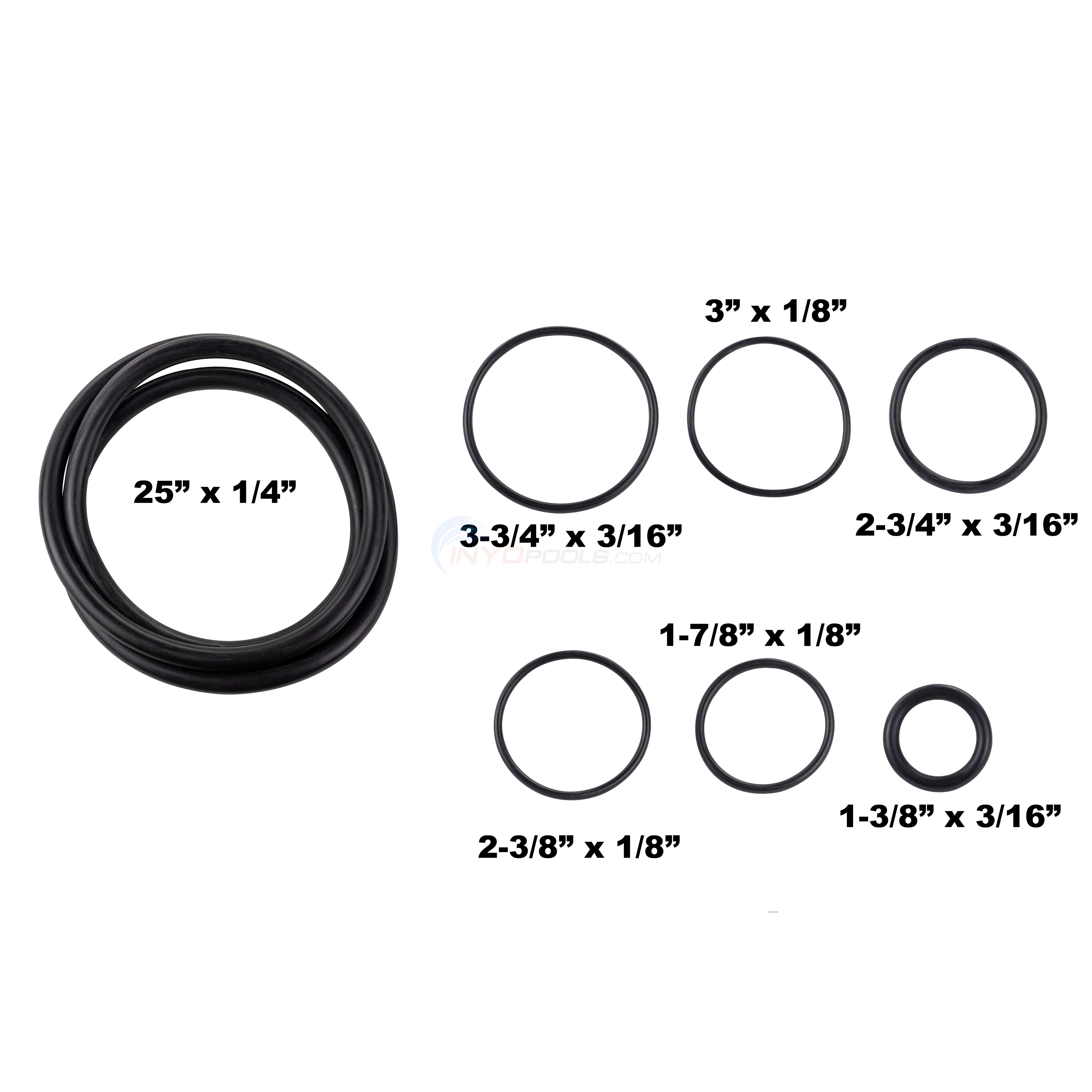 Sta-Rite System 3 S8M150 and S8M500 Modular O-Ring Kit - INYOPools.com