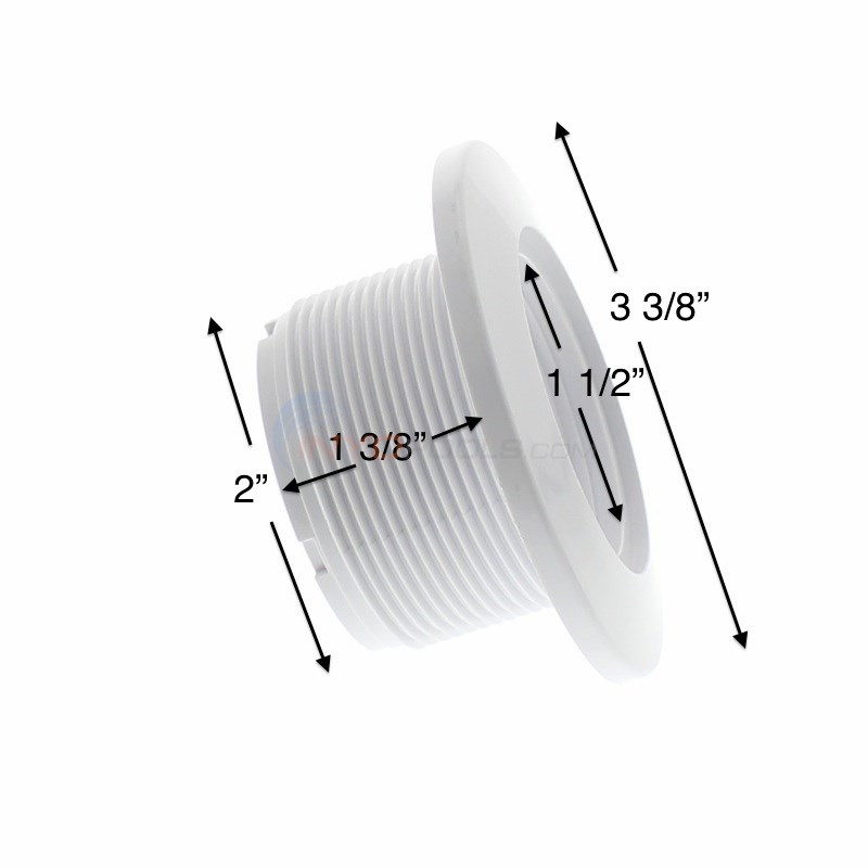 Hayward White Return Fitting, 1.5" FPT x 1.5" Slip - SP1022S ...