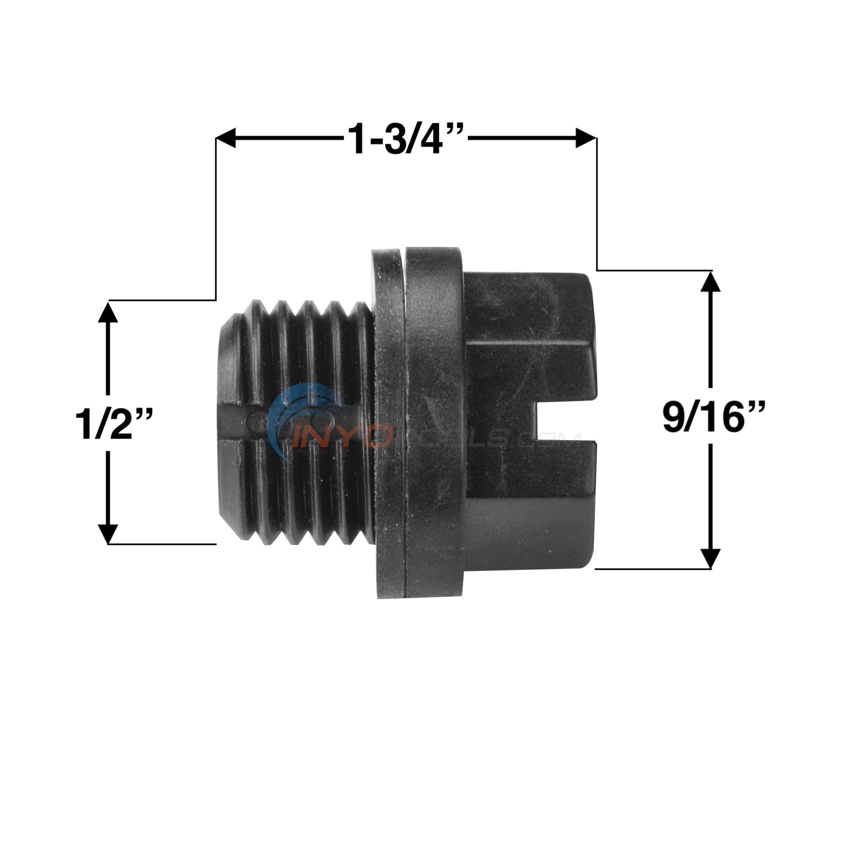 Drain Plug 1/4" with Gasket for Hayward Pumps - SPX1700FG - INYOPools.com