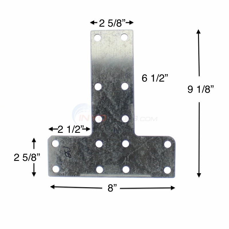 Wilbar Middle "T" bracket (single) - 1320138 - INYOPools.com
