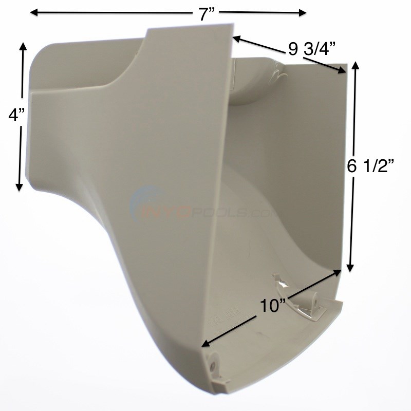 Wilbar Top Cap 8" Support, Straight Morada (Single) - 19614 - INYOPools.com