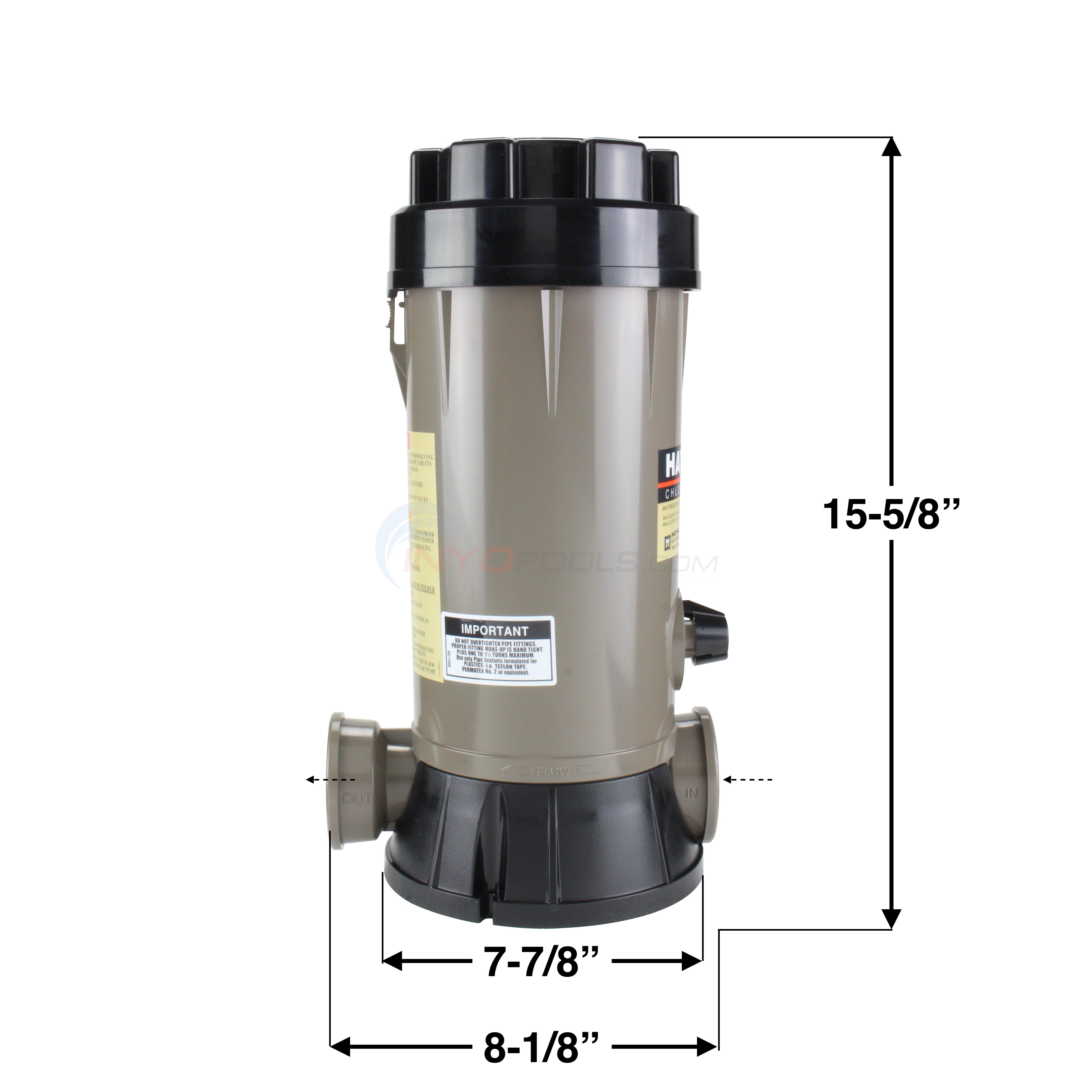 Hayward CL220 Off-Line Automatic Chlorine Feeder, 9 Lbs. Capacity Eng ...