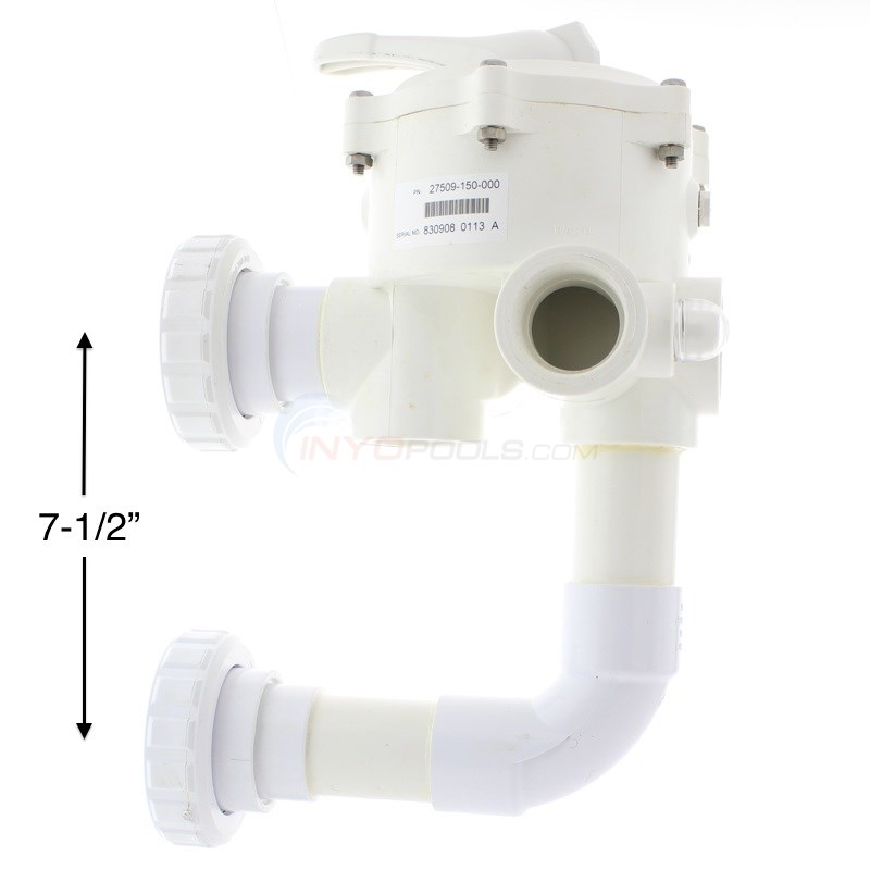 Praher Side Mount Multiport Valve, 1-1/2", with PacFabPentair DE ...