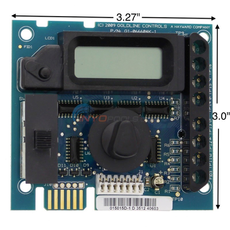 Hayward Aquarite Goldline Display Board - GLX-PCB-DSP - INYOPools.com