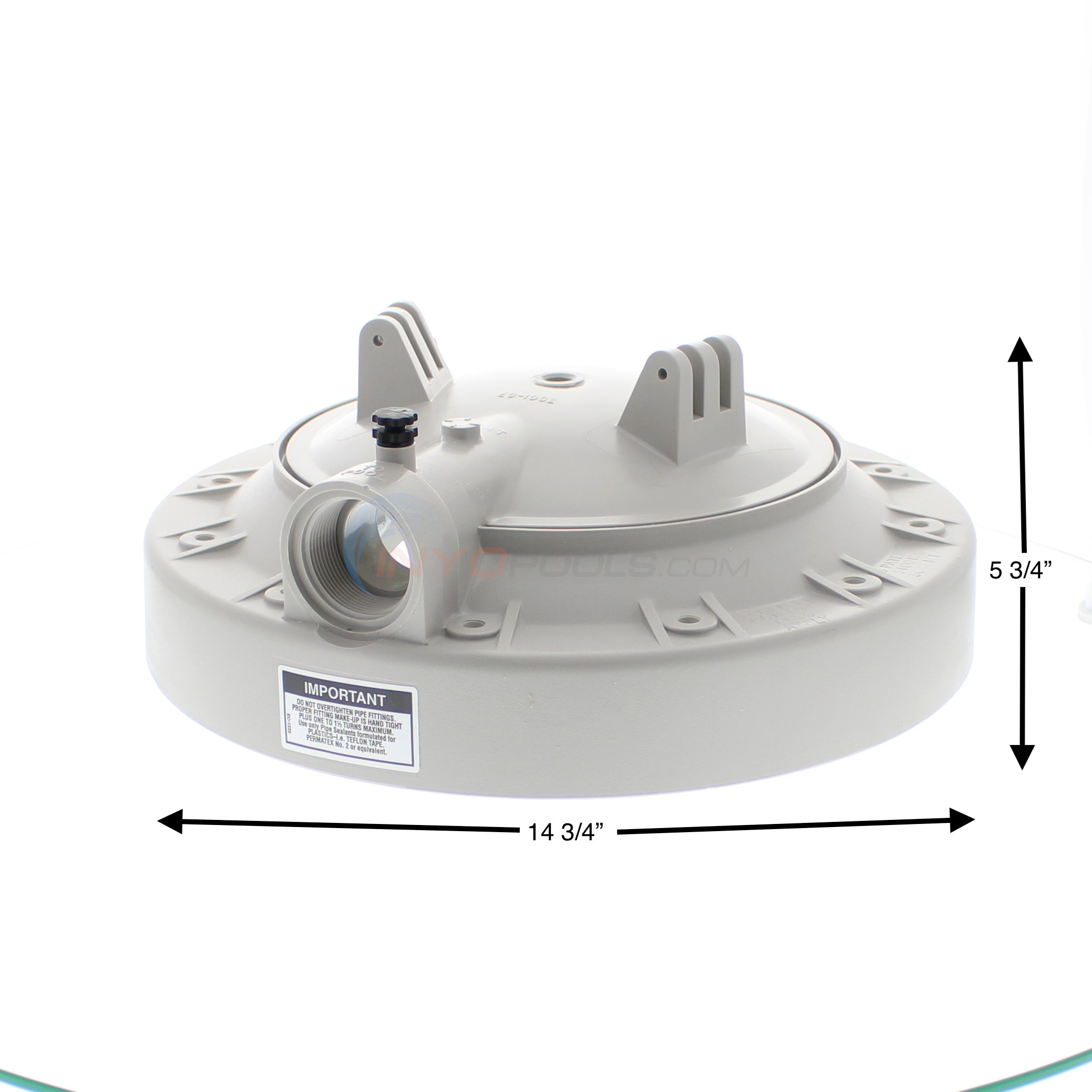 Filter Head w/ Vent Valve, EC40 - Platinum (ecx10334p) - INYOPools.com