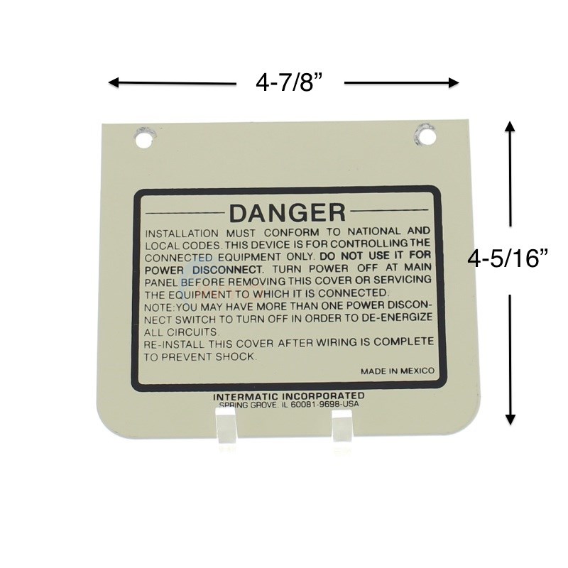 Intermatic Plate Cover - Wiring Compartment - 24--00057 - INYOPools.com