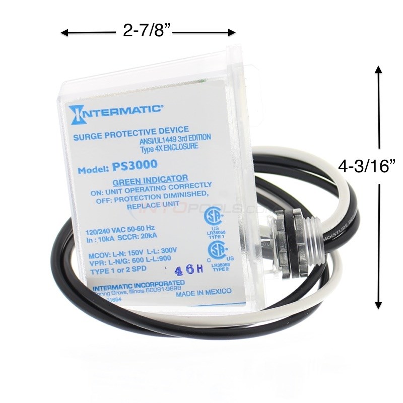 Intermatic Pool Equipment Surge Protector 120V / 240V - INYOPools.com