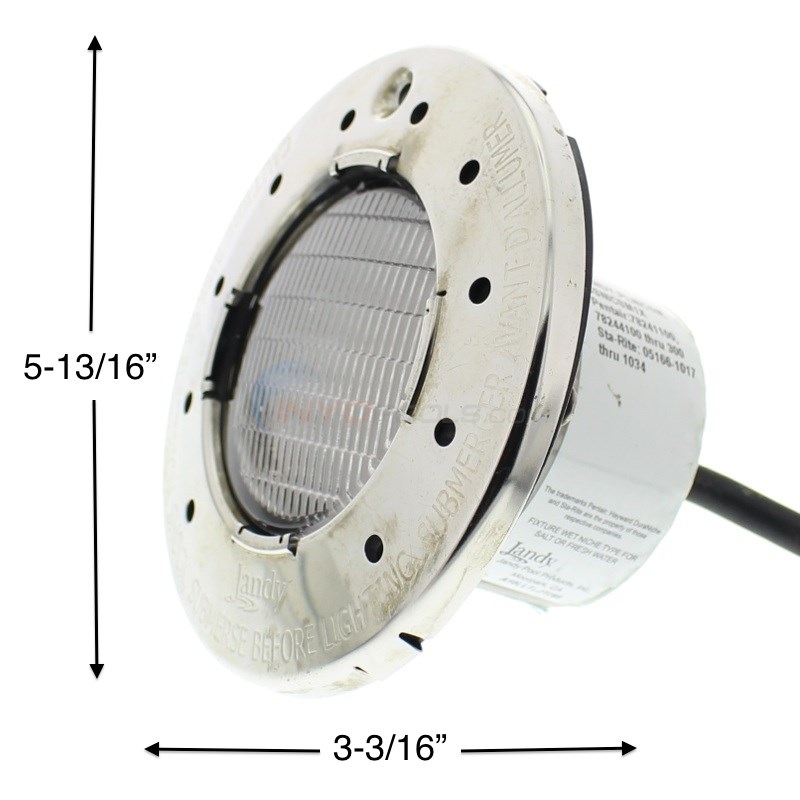 Jandy WaterColors LED Spa Light 12 Volt 100 ft cord Stainless Steel ...