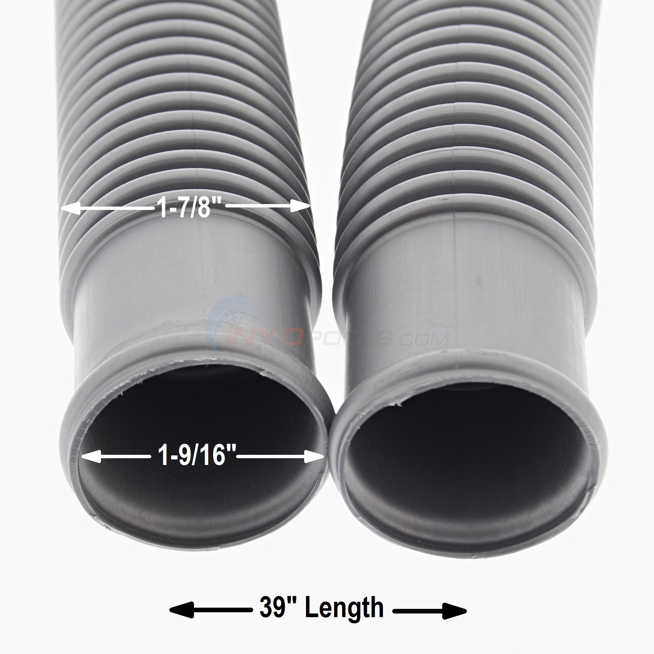 Blue Wave SANDMAN - 3' GRAY PUMP HOSE - NEP6366 - INYOPools.com
