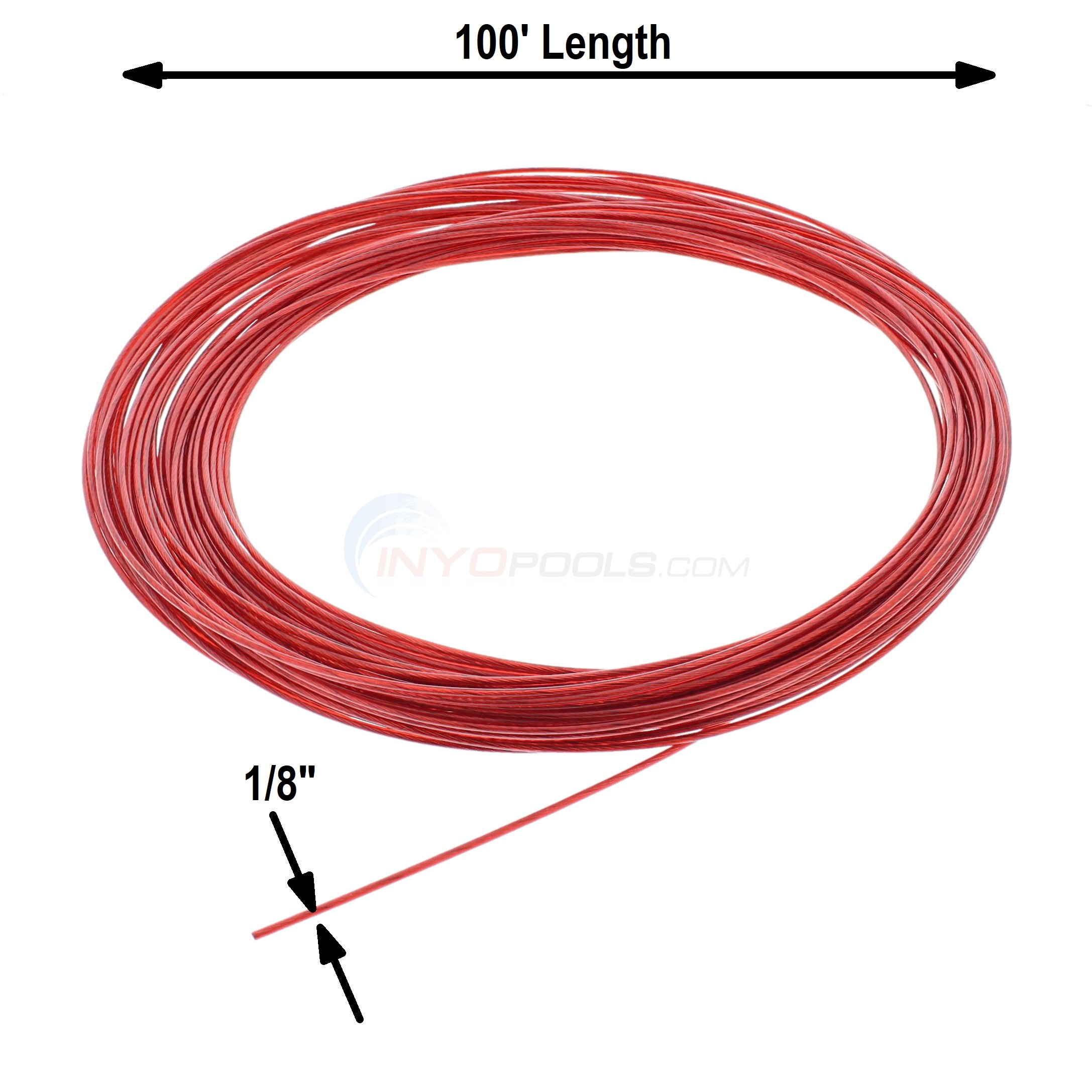 Blue Wave Above Ground Pool Cover Cable, 100' - NW166 - INYOPools.com