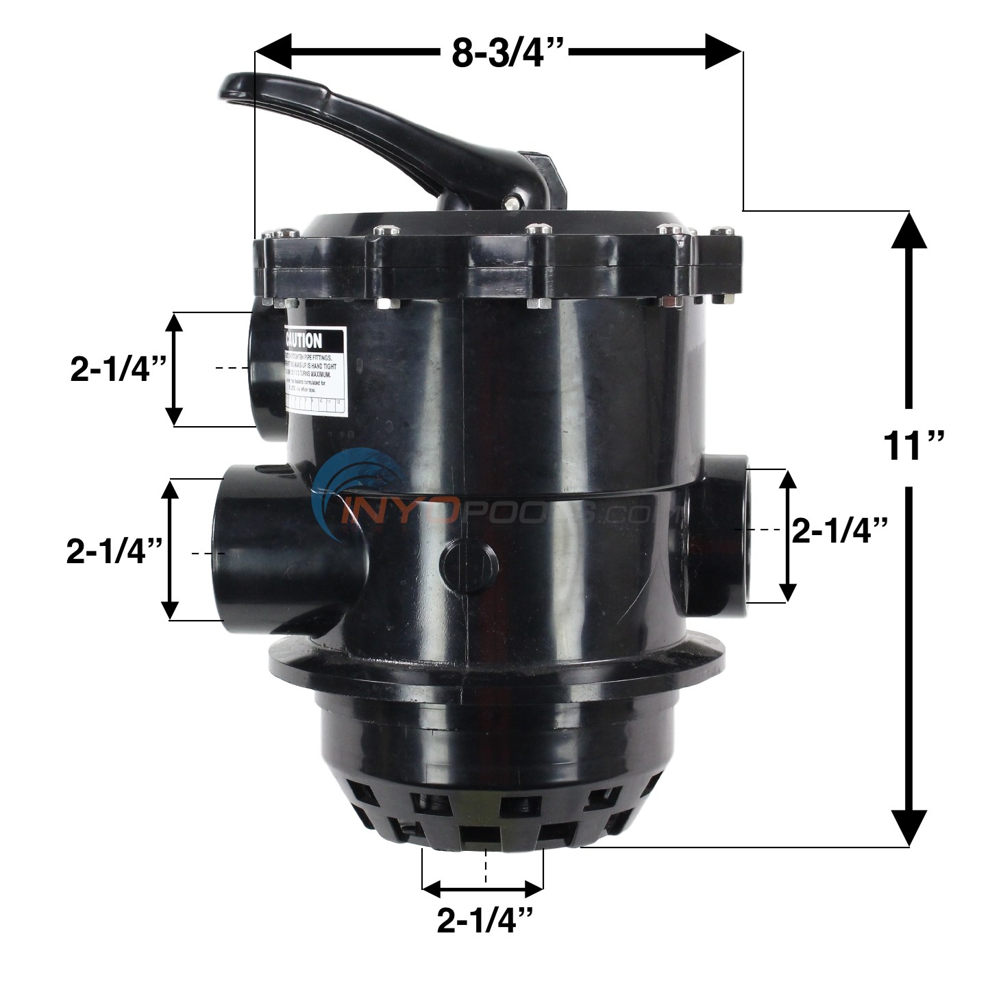 Pentair Valve, 2" Top Mt. Clamp Style - 261185 - INYOPools.com