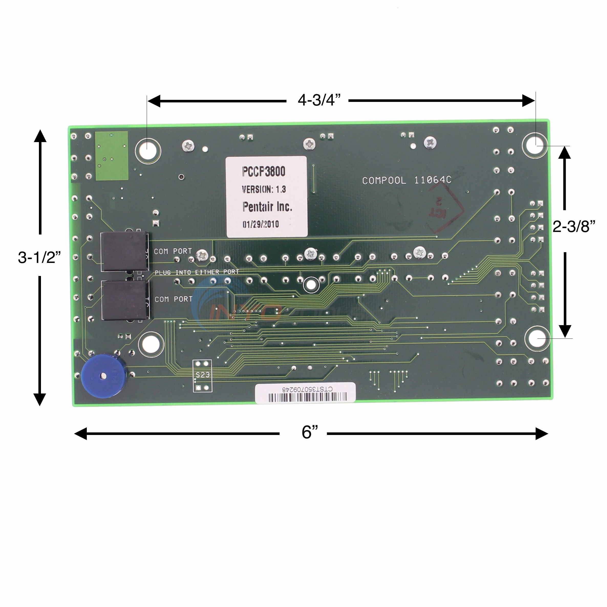 Pentair Circuit Board Cp3800 (pccp3800) - INYOPools.com