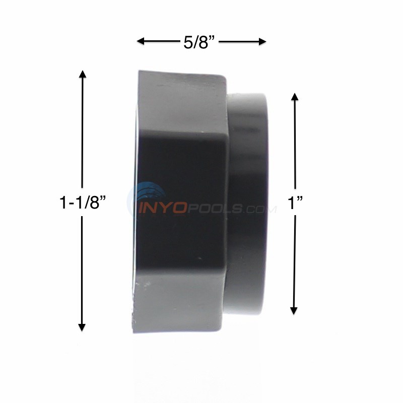 Pentair Mender Nut Gray (set Of 2) (lld15pm) - INYOPools.com