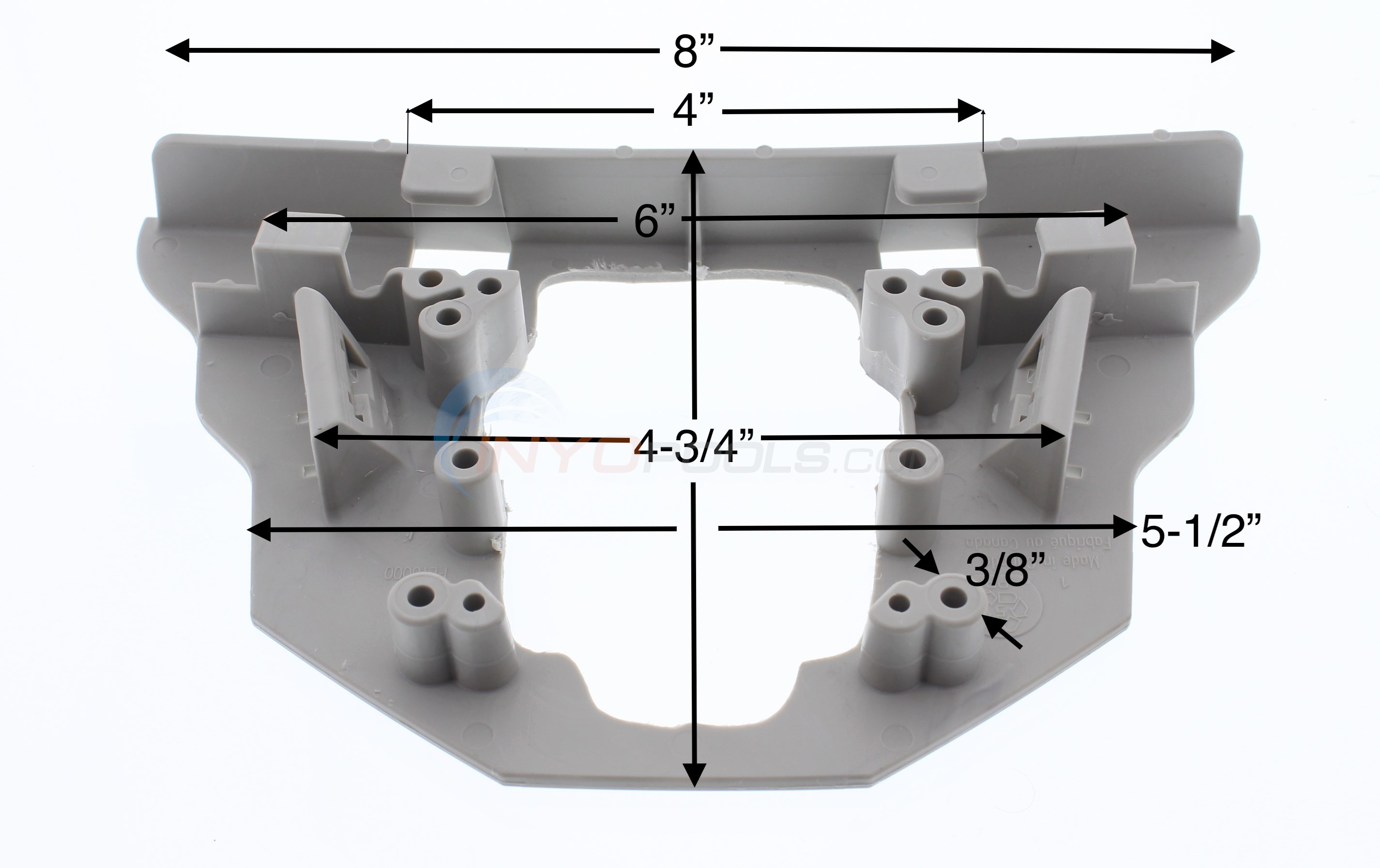 Wilbar Bottom Plate, Resin, For Straight Sections on Emotions and Costa ...
