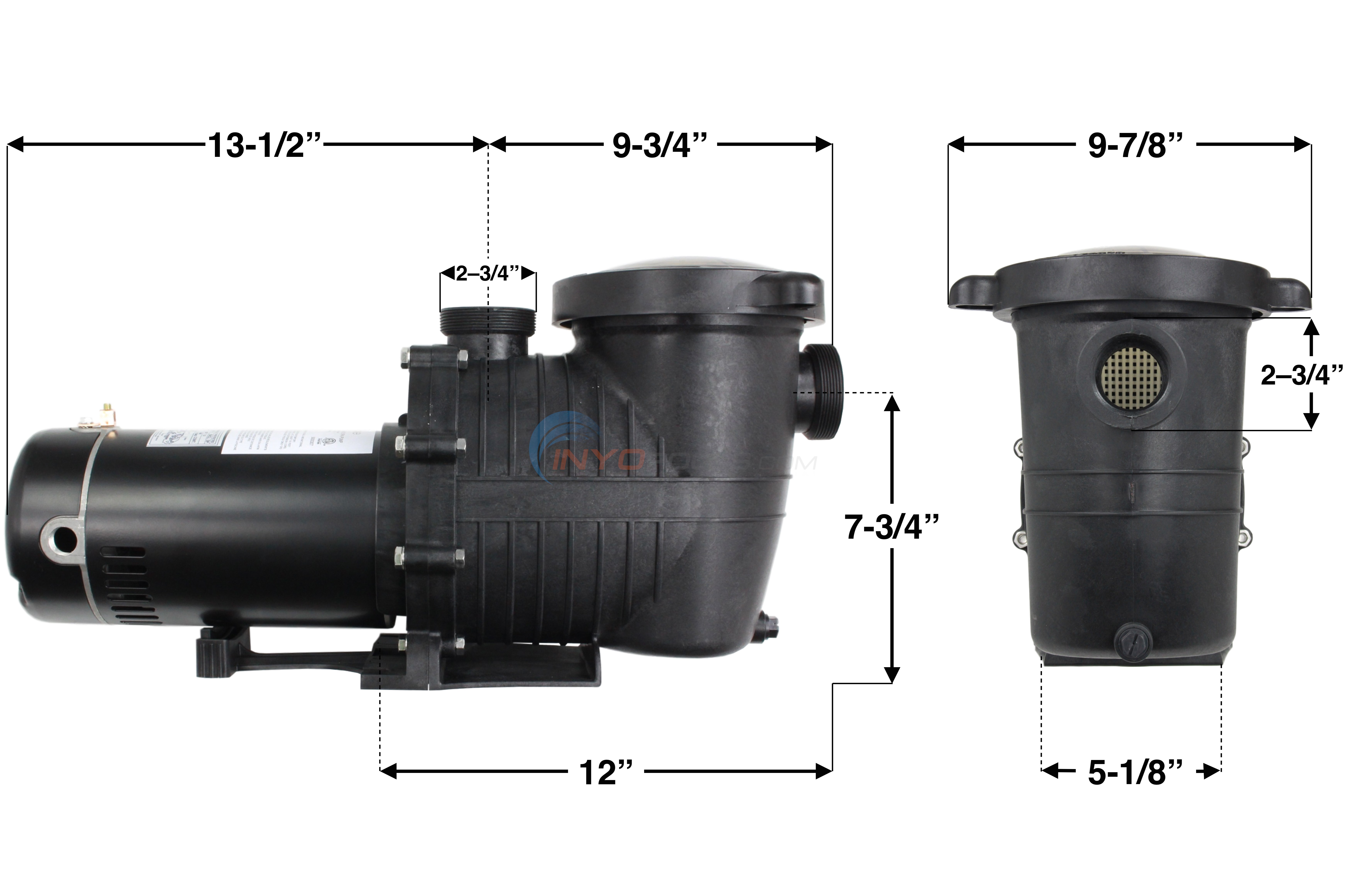 Pureline 1.5 H.P In Ground Pool Pump - PL1601 - INYOPools.com