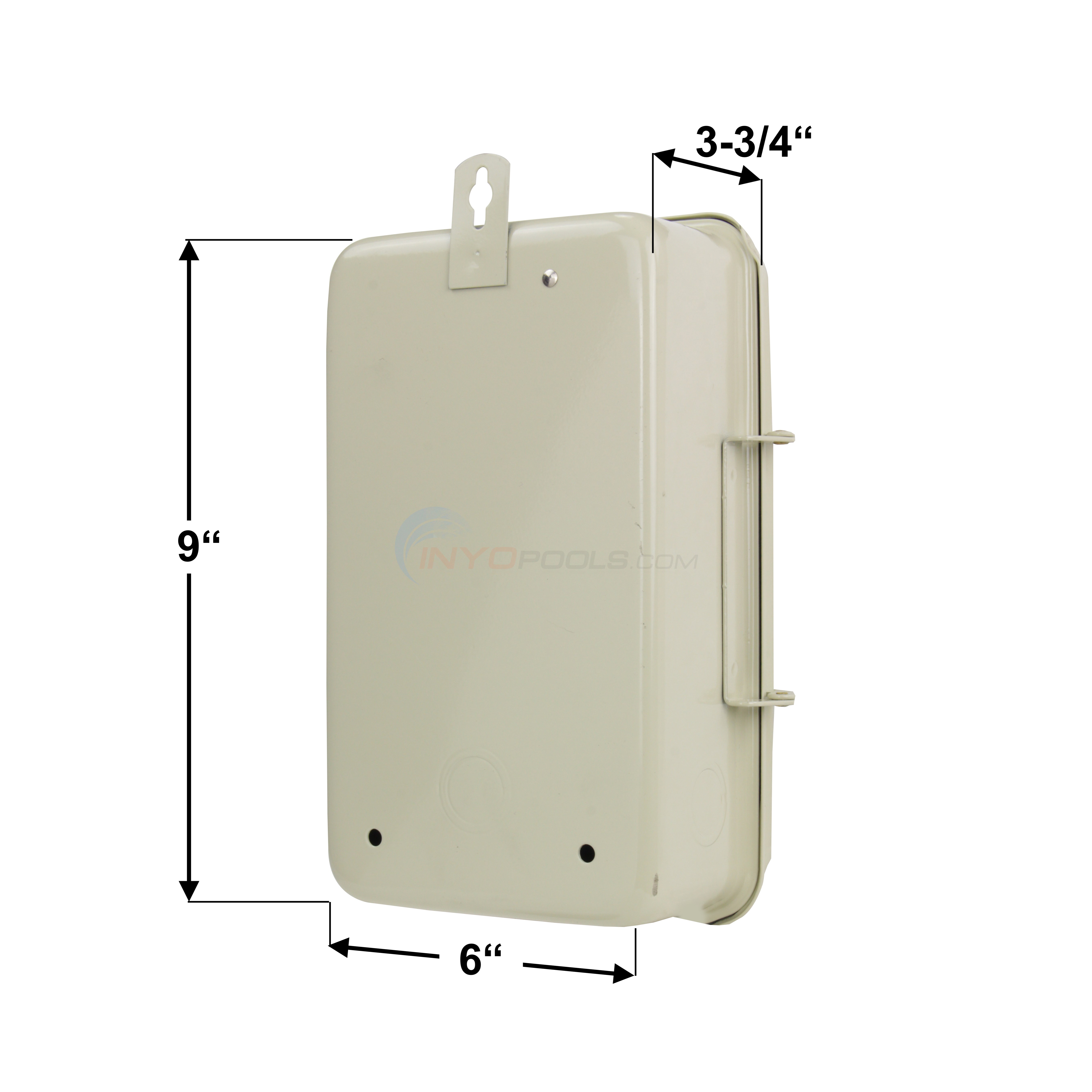 Intermatic T104R3 Time Switch, 24 hour, 220V, Metal Enclosure, Beige ...