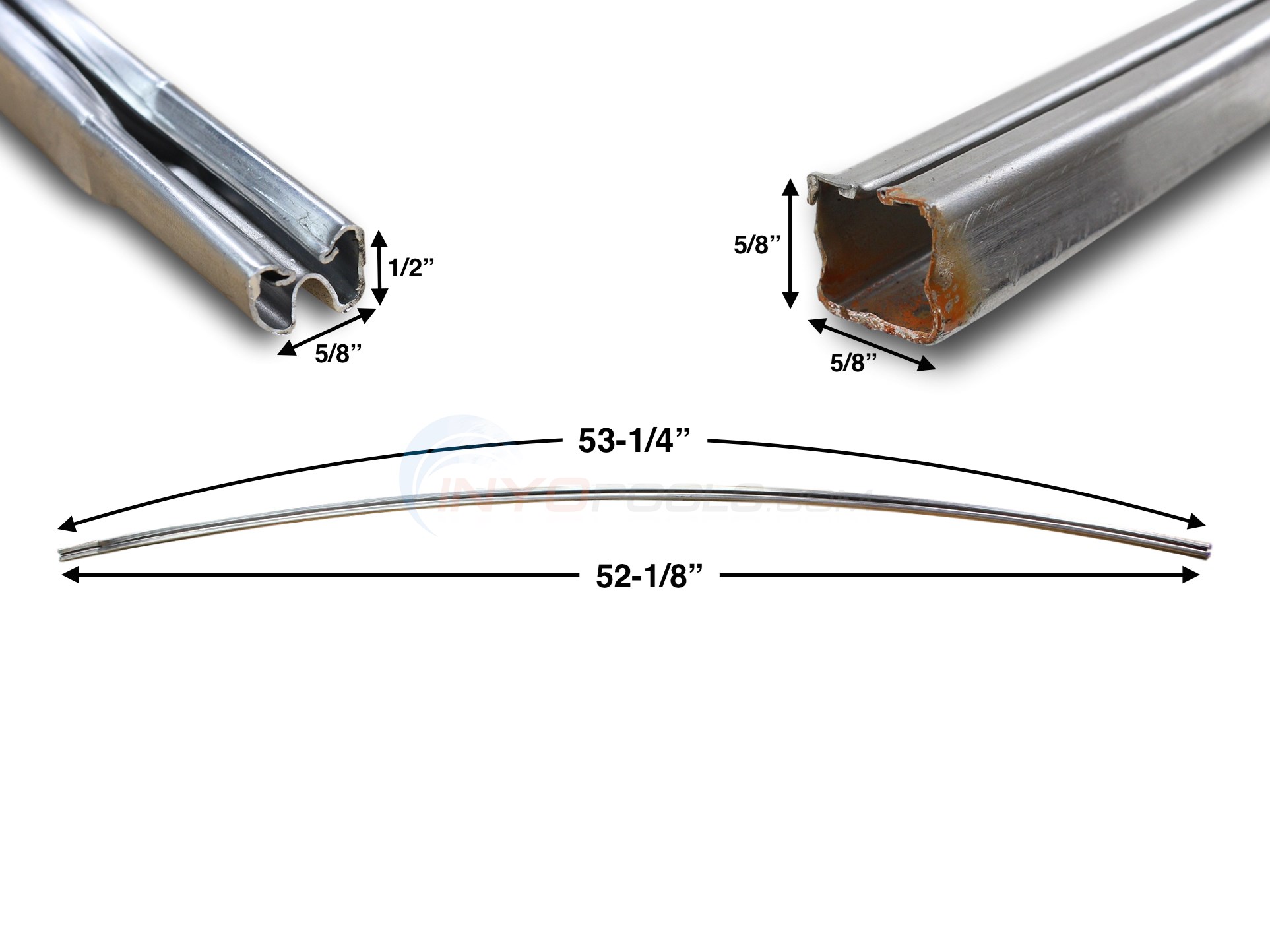 Wilbar Inner Stabilizer Alum 53-1/4", Aluminum, Single - 10307 ...