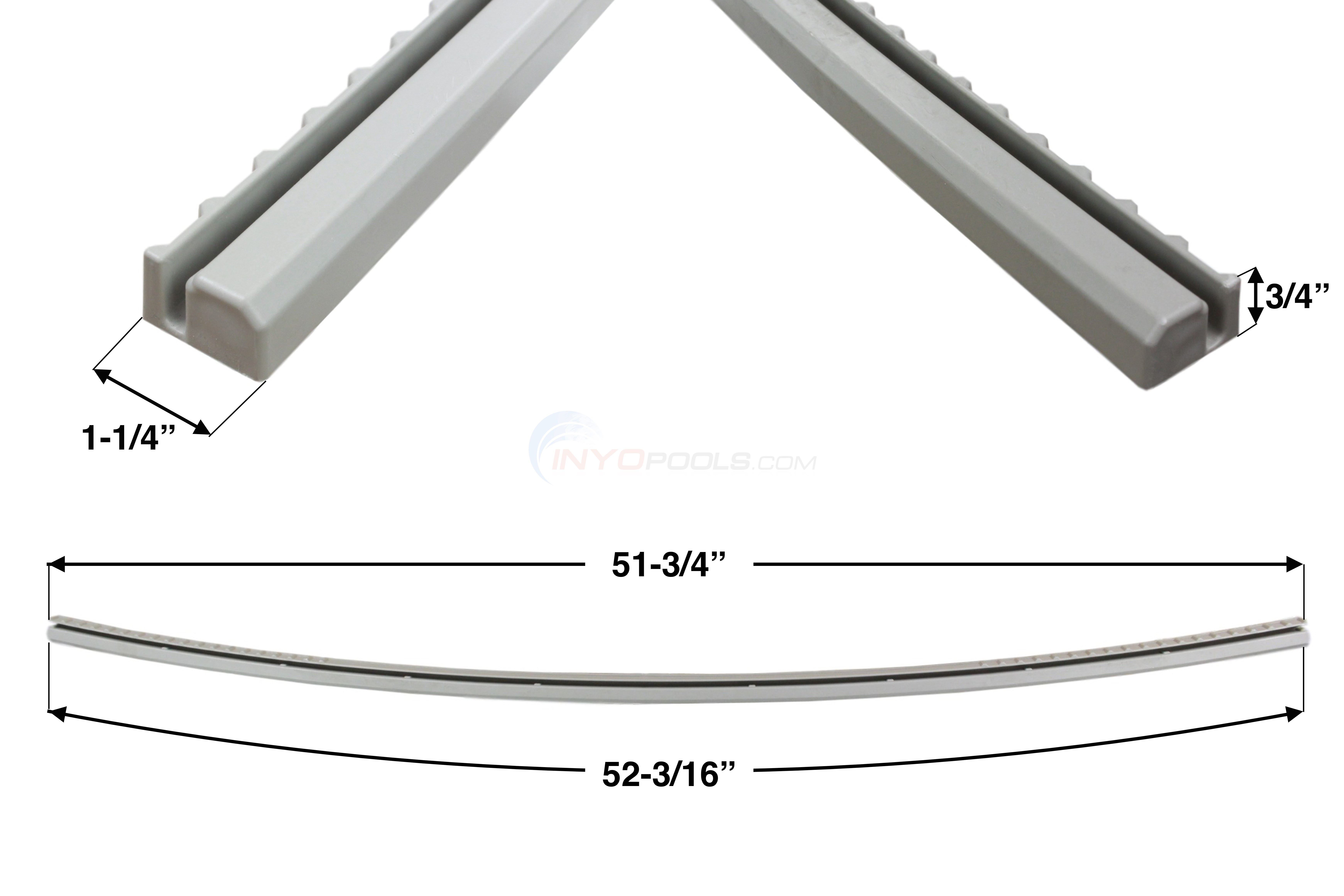 Wilbar Aqua Leader Stabiliizer, 52-3/16", Resin, Single - 1071407100 ...