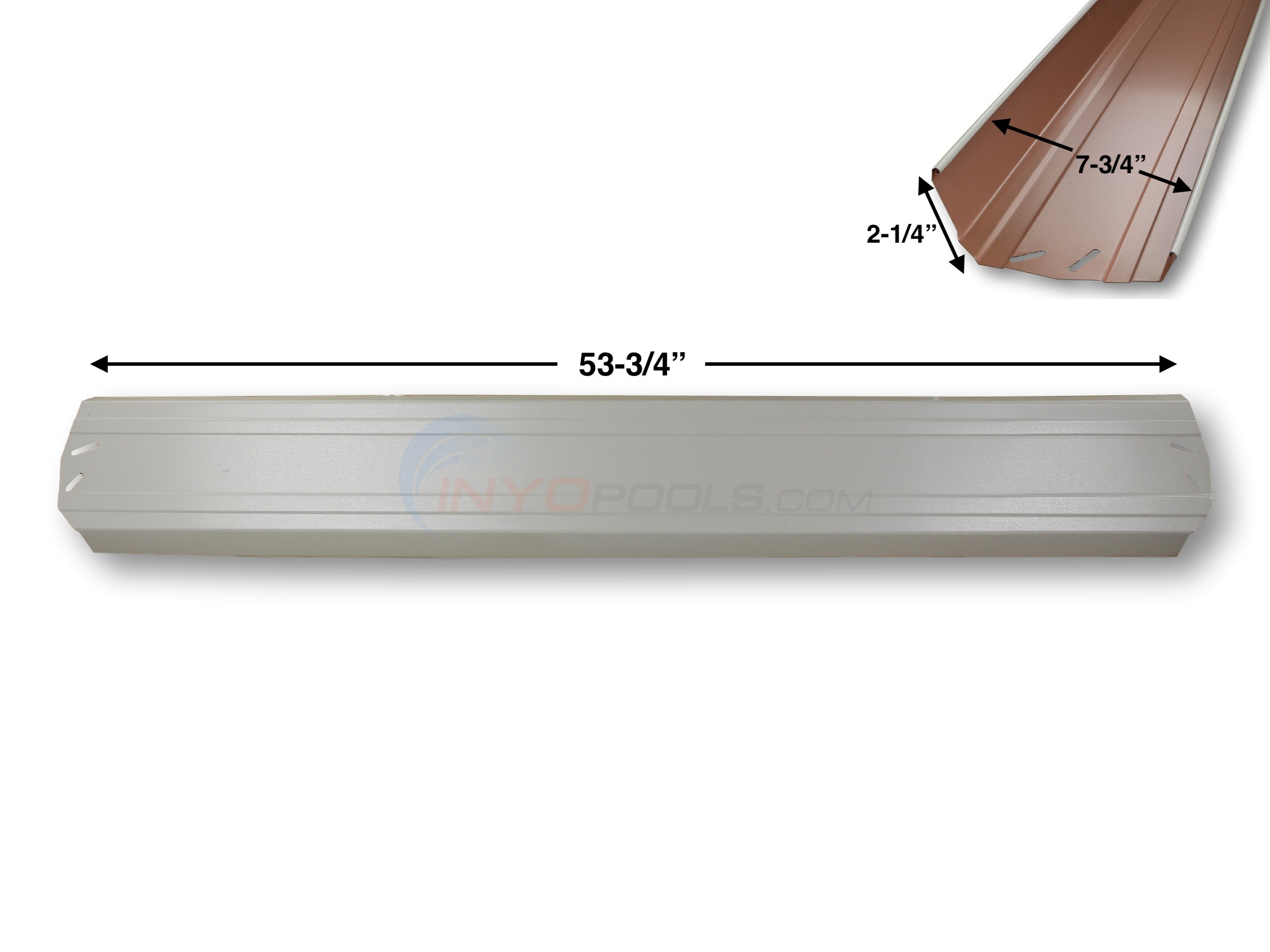 Top Rail 8000 - Tan Steel 53-3/4 (Single) LIMITED QTY AVAILABLE - THEN ...