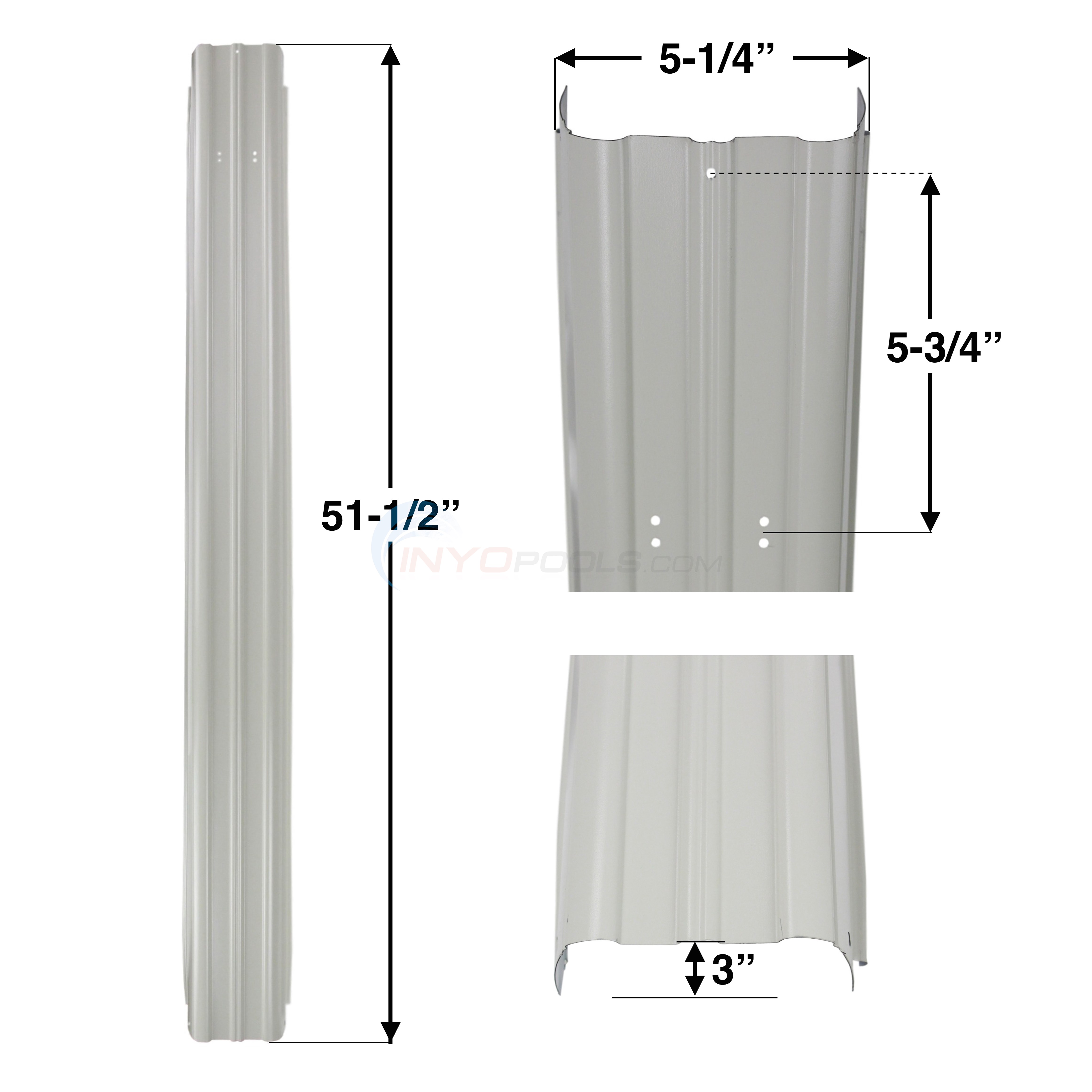 Wilbar Steel Upright 51-1/2" (Single) - 1440197 - INYOPools.com