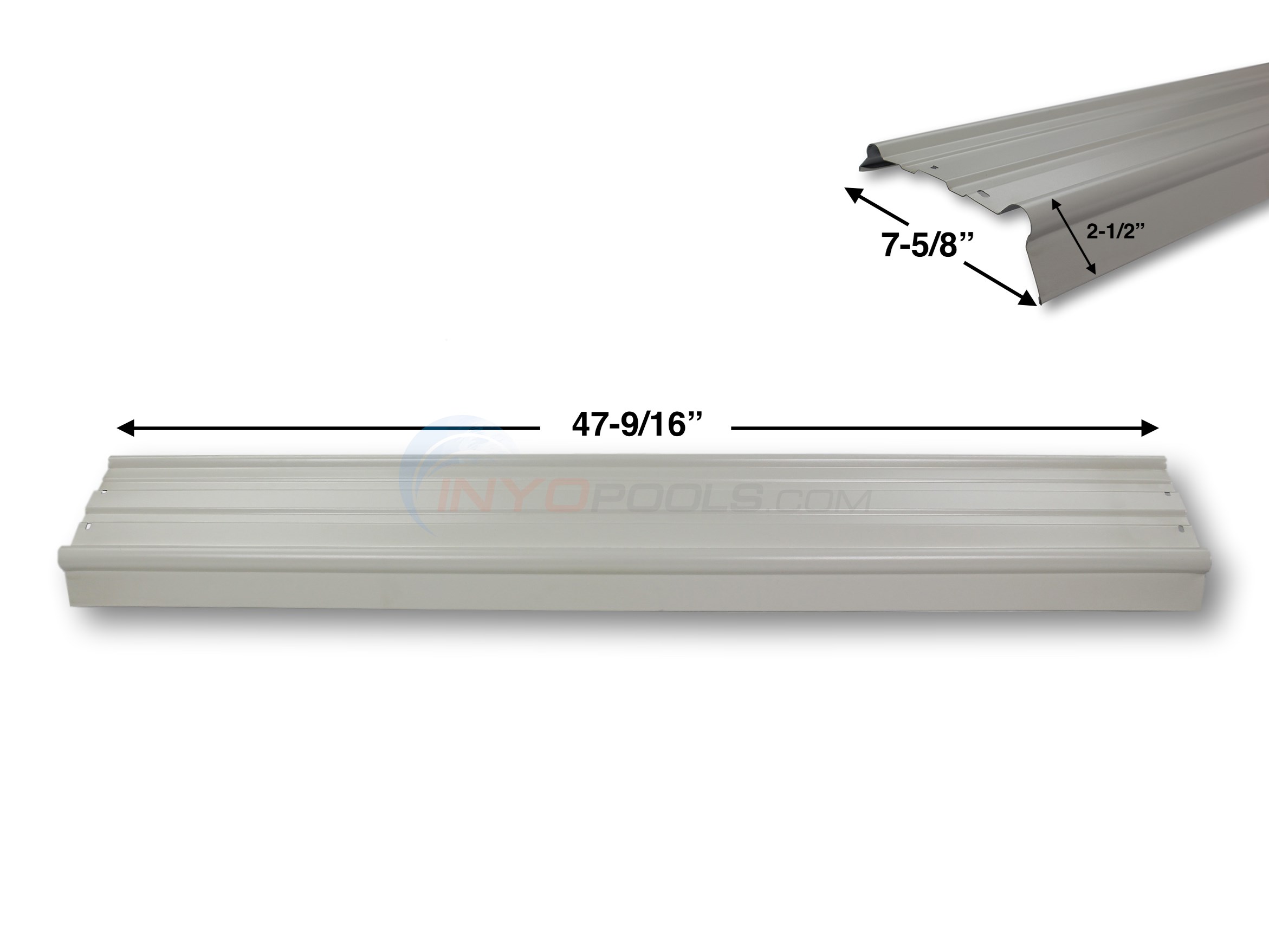 Straight Top Rail 47-1/4 (SINGLE) 1450662 For The Aegean - INYOPools.com