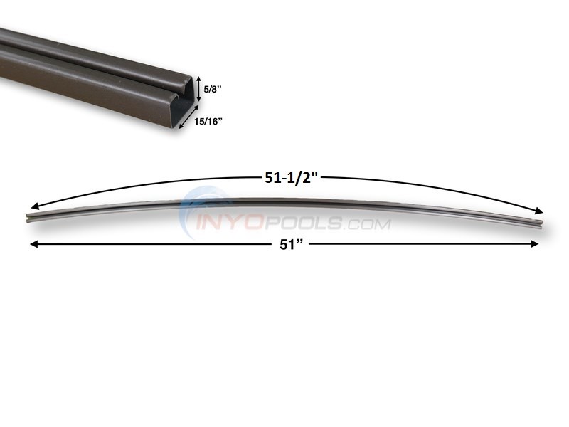 Wilbar Bottom Rail & Stabilizer 51-5/16" (4-PACK) - INYOPools.com