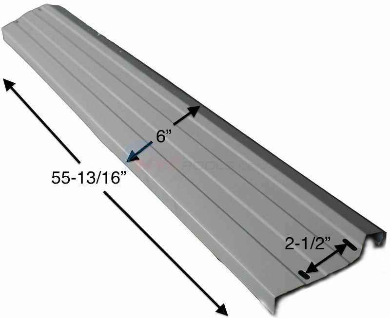 Wilbar Top Rail 6" Reprieve & Concord 55-13/16" (4 pack) - INYOPools.com