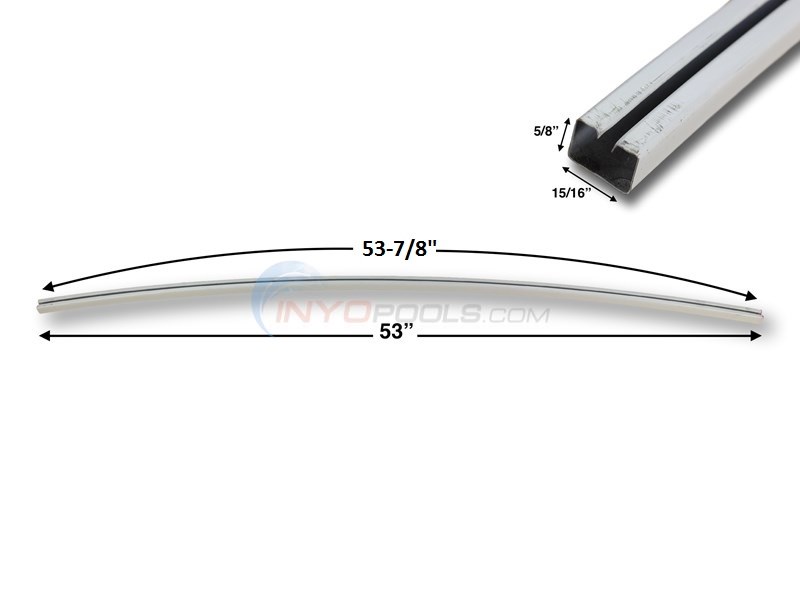 Wilbar Bottom Rail 53-1/2" (Single) - 26097 - INYOPools.com