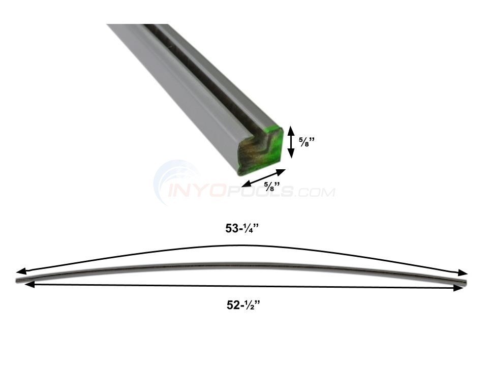 Wilbar Inner Stabilizer, Steel, 53-1/4", for 27' Round Pools, Single ...