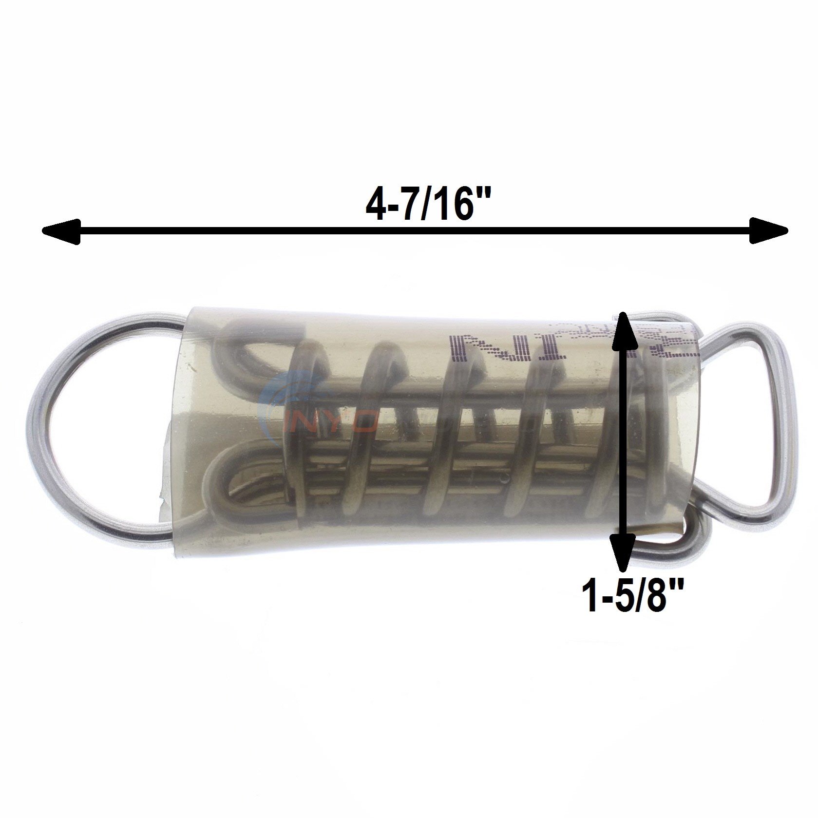 Short Stainless Steel Spring for Pool Safety Cover 5" - INYOPools.com